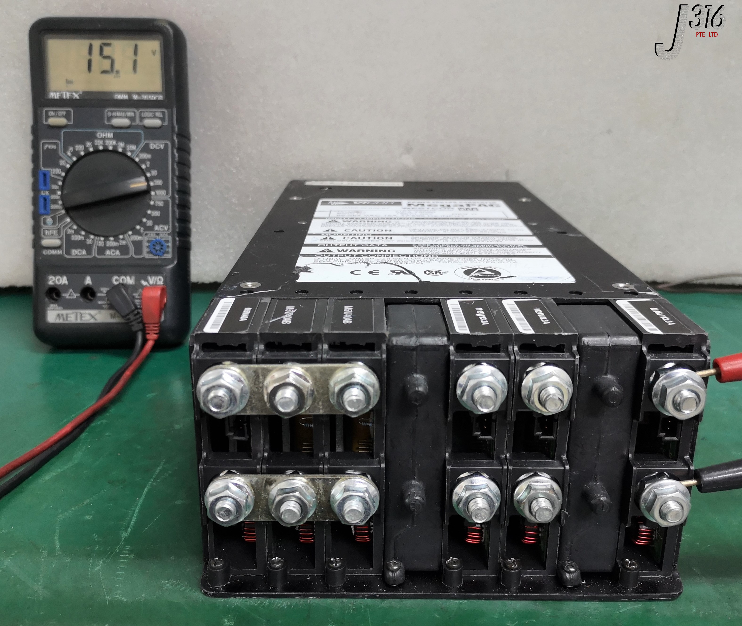 870 VICOR PFC MEGAPAC POWER SUPPLY, 115/230 VAC 15A 47-500HZ, 0950-3075 ...