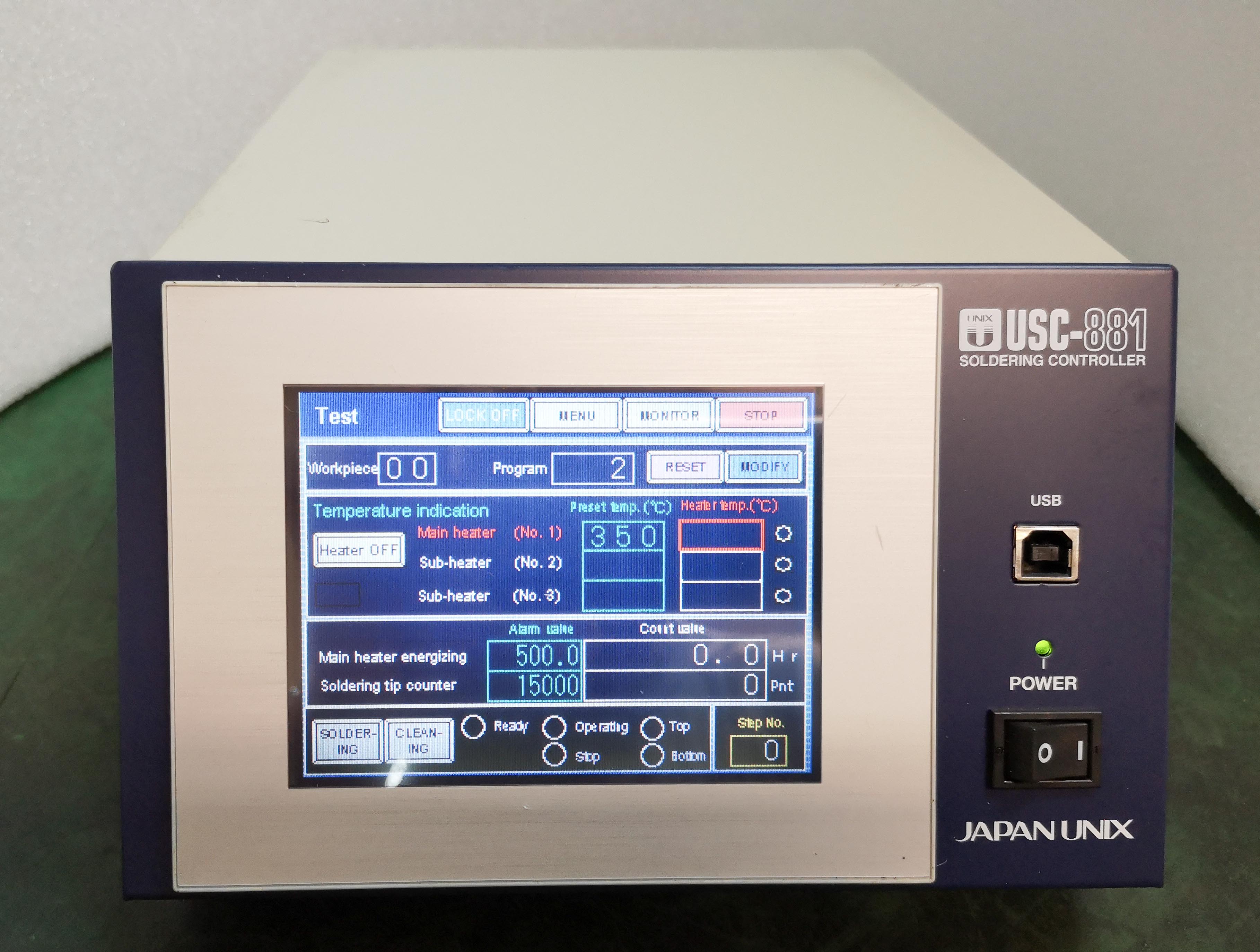 12083 JAPAN UNIX SOLDERING CONTOLLER, 200VAC, 400W, P/N: N2200 USC-881 ...
