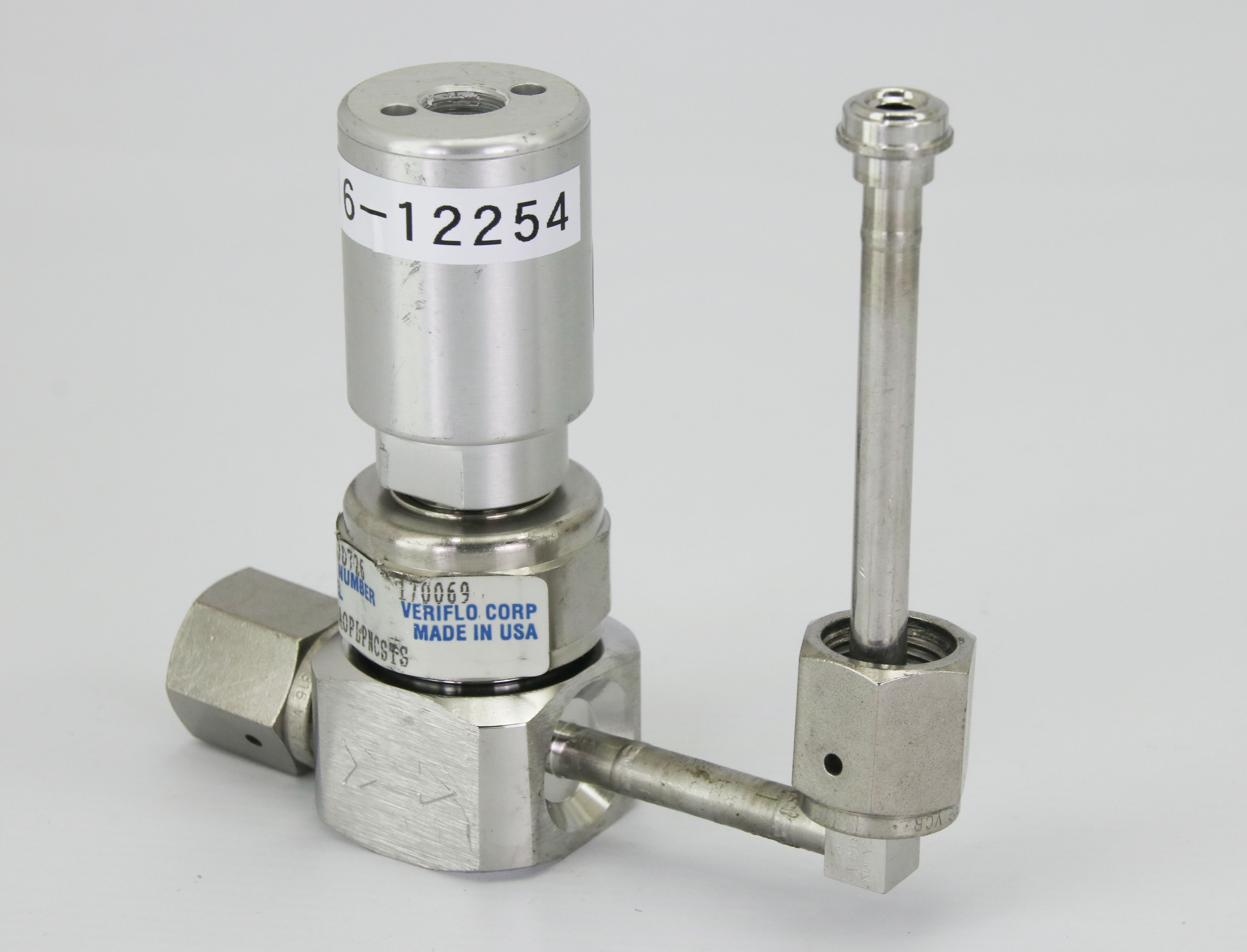 12254 VERIFLO DIAPHRAGM VALVE, 125 PSIG, P/N: 42600726 944AOPLPNCSTS ...