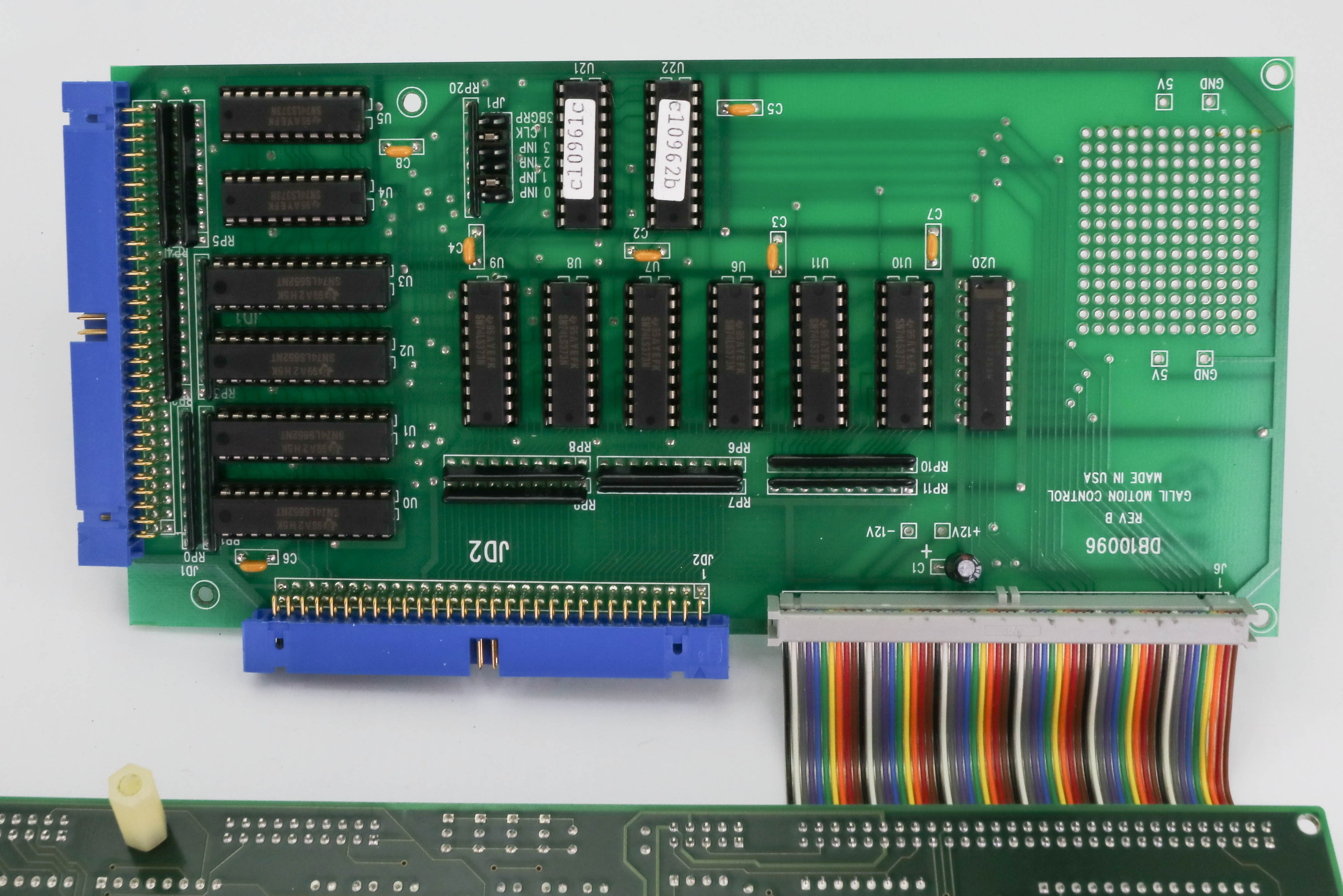 12449 GALIL MOTION CONTROL PCB, 4-AXIS MOTION CNTLR W/DB-10096 DMC-1040 ...