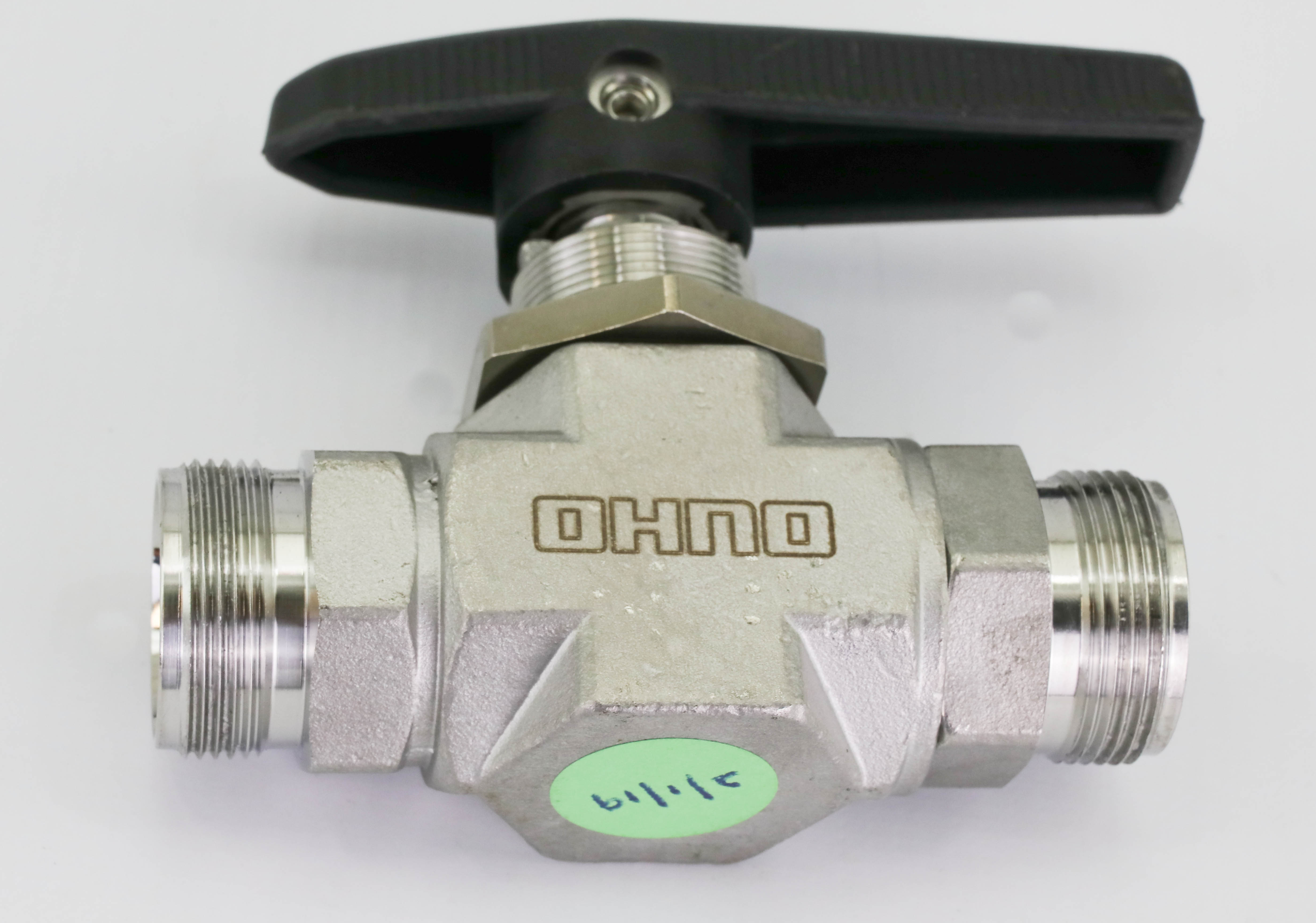 12986 OHNO MANUAL BALL VALVE, 2-PORT (STRAIGHT), BAR HANDLE 12MBV-BG ...