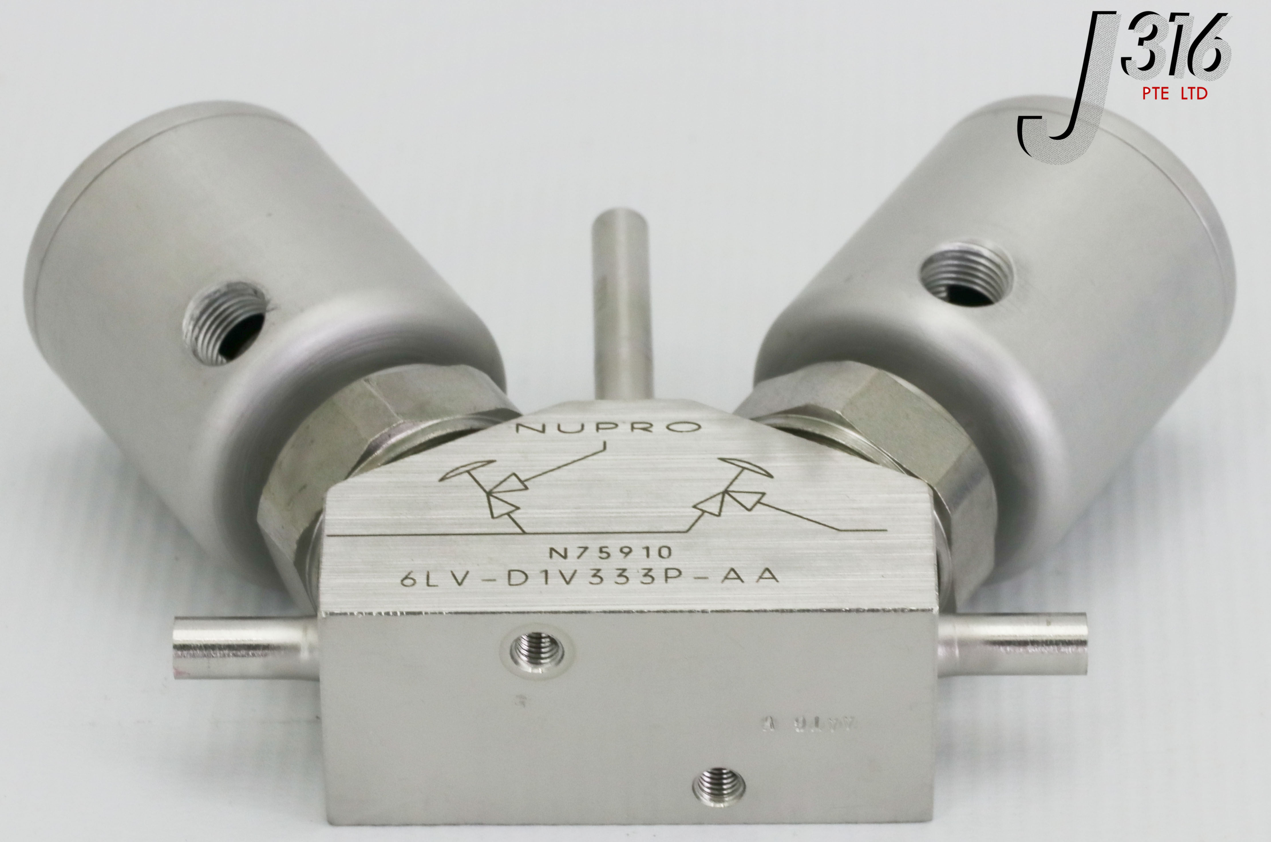 13252 NUPRO DIAPHRAGM BLOCK VALVE, ¼” BUTT WELD 6LV-D1V333P-AA ...