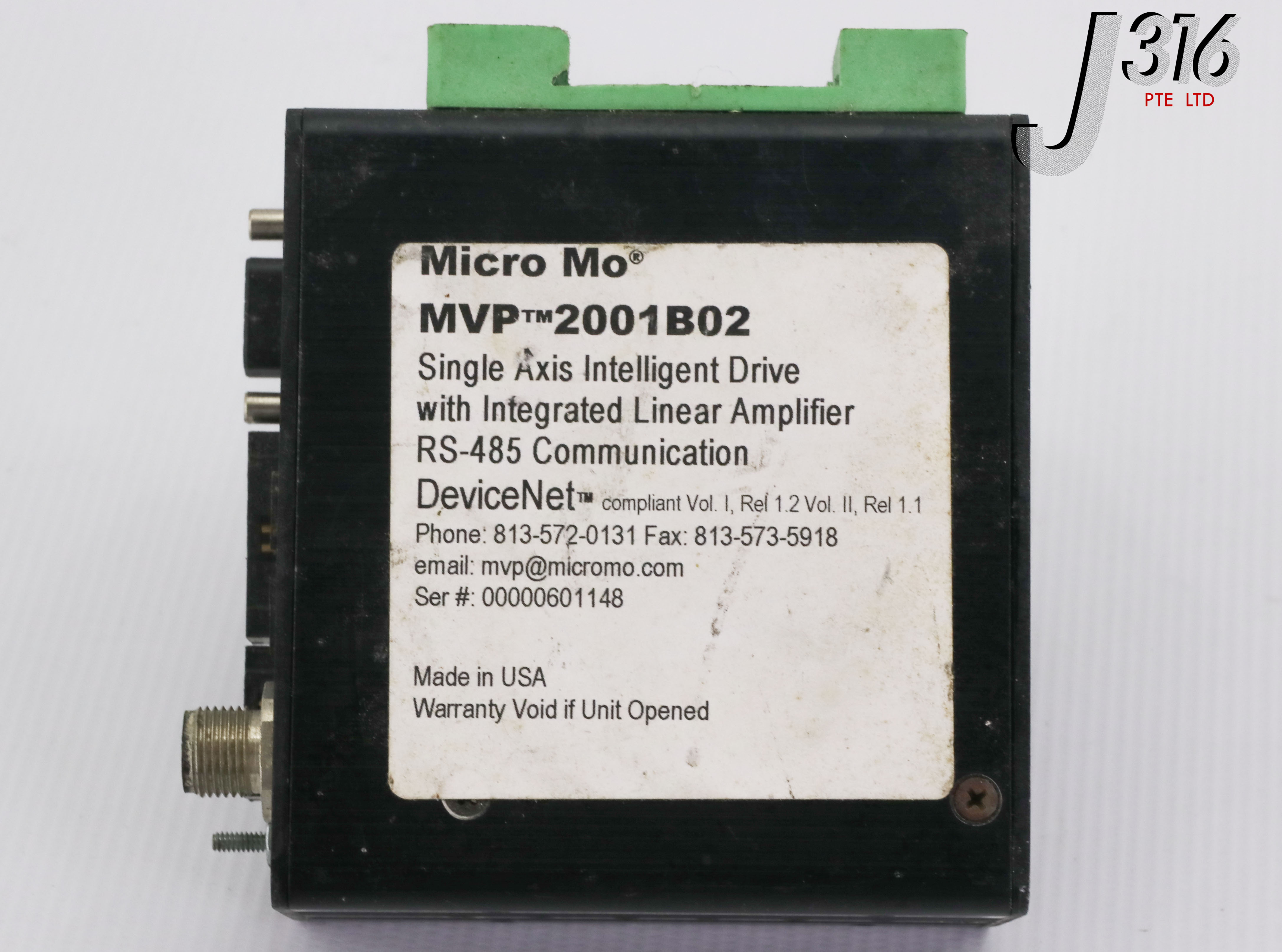 14185 MICRO MO SINGLE AXIS INTELLIGENT DRIVE WITH INTEGRATED LINEAR ...