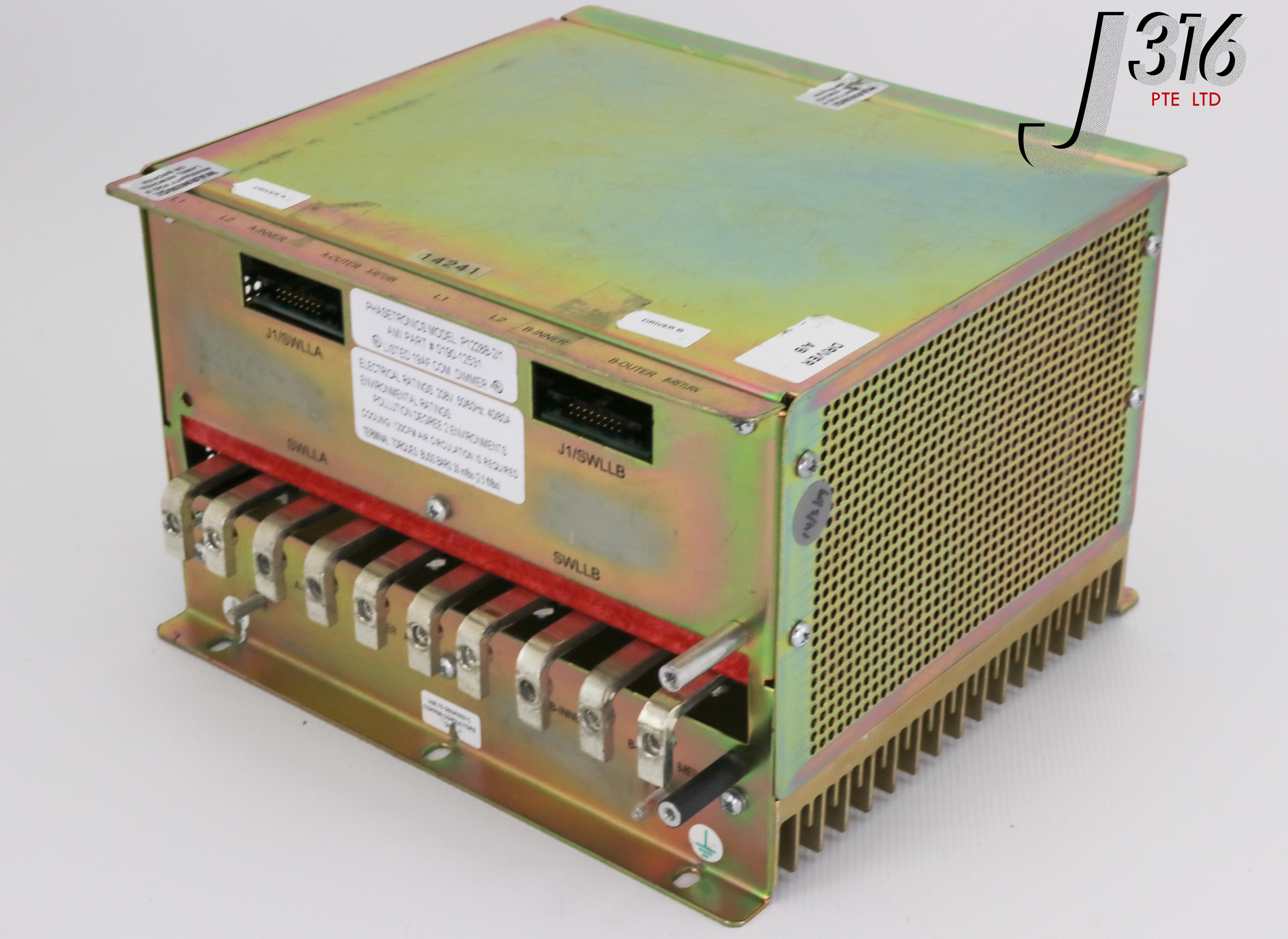 14241 APPLIED MATERIALS PVD 208V DUAL SWLL LAMP DEGAS DRIVER, P1228B-2/ ...