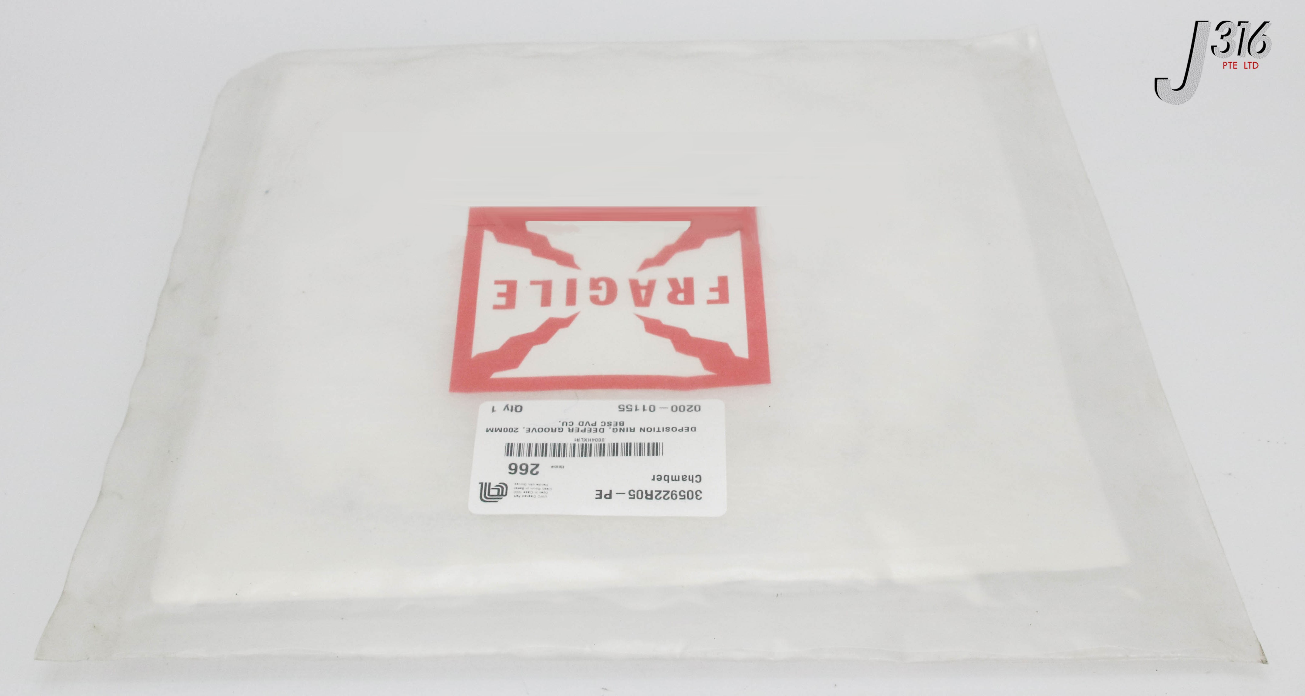 16104 APPLIED MATERIALS DEPOSITION RING, DEEPER GROOVE, 200MM BE (NEW ...