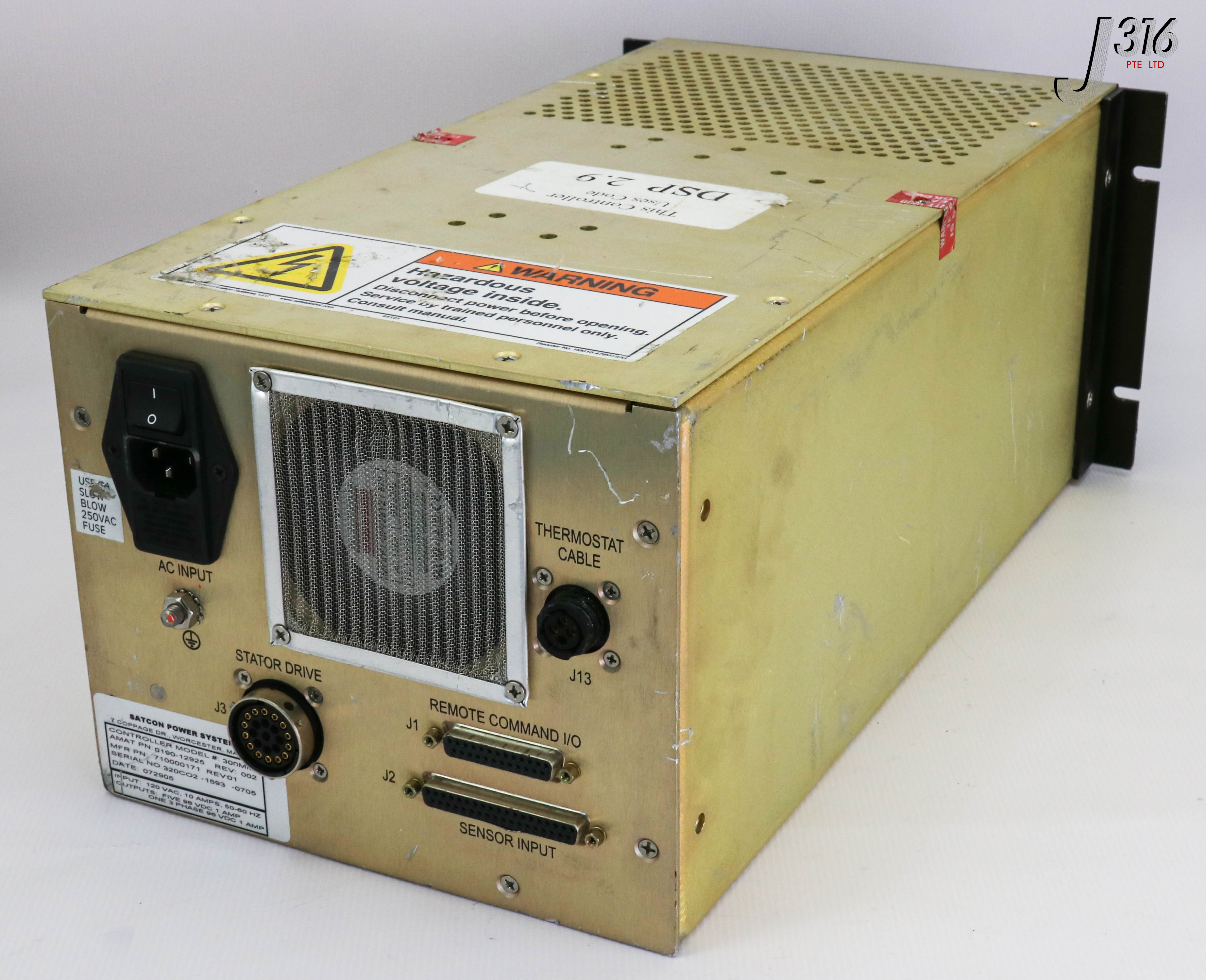 16269 APPLIED MATERIALS SATCON CONTROLLER MAG ROTATION W/NTC 300MM RADI ...