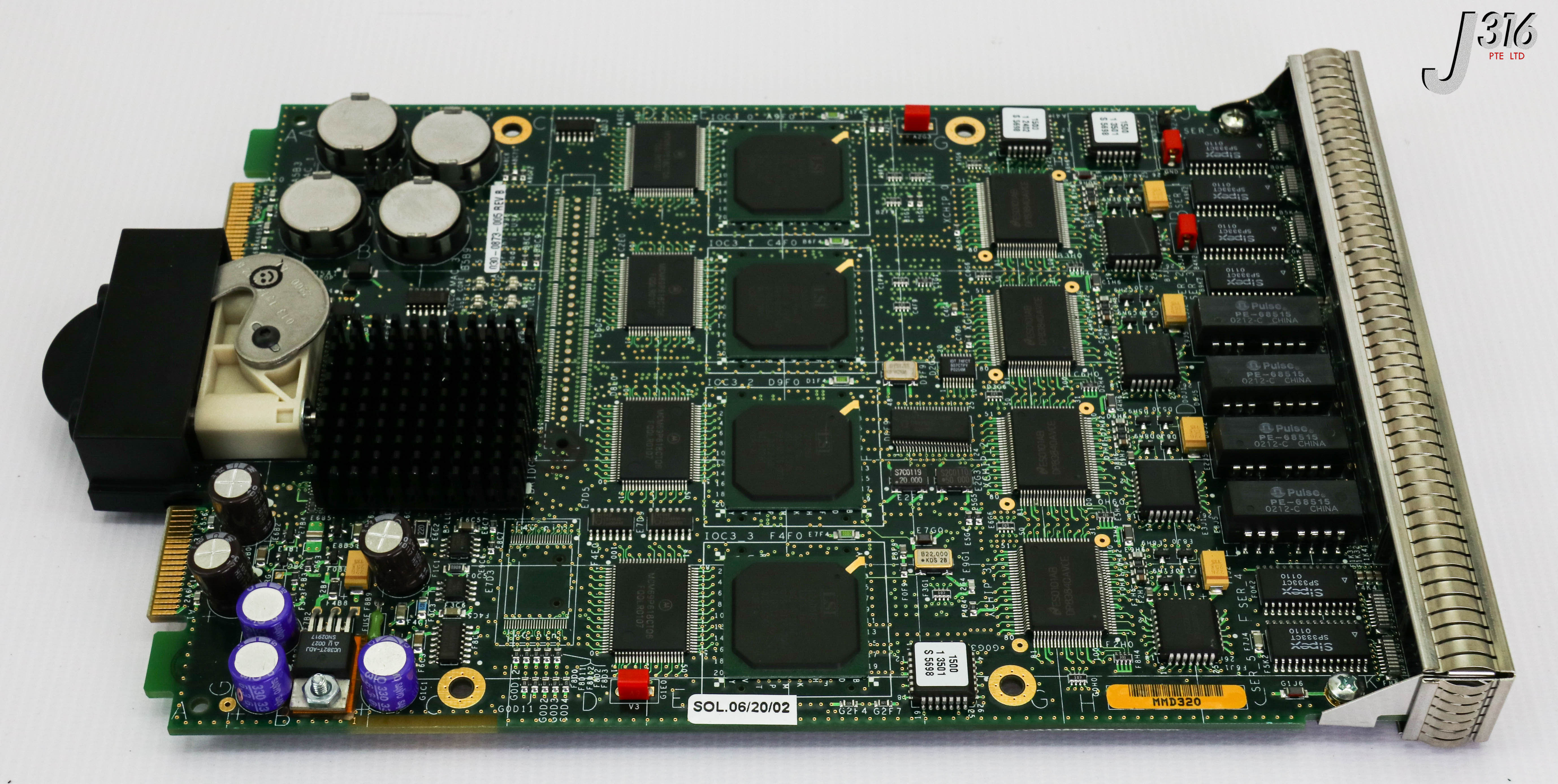 16284 SILICON GRAPHICS PCB, SGI XIO 4 PORT ETHERNET BOARD 030-0873-005 ...
