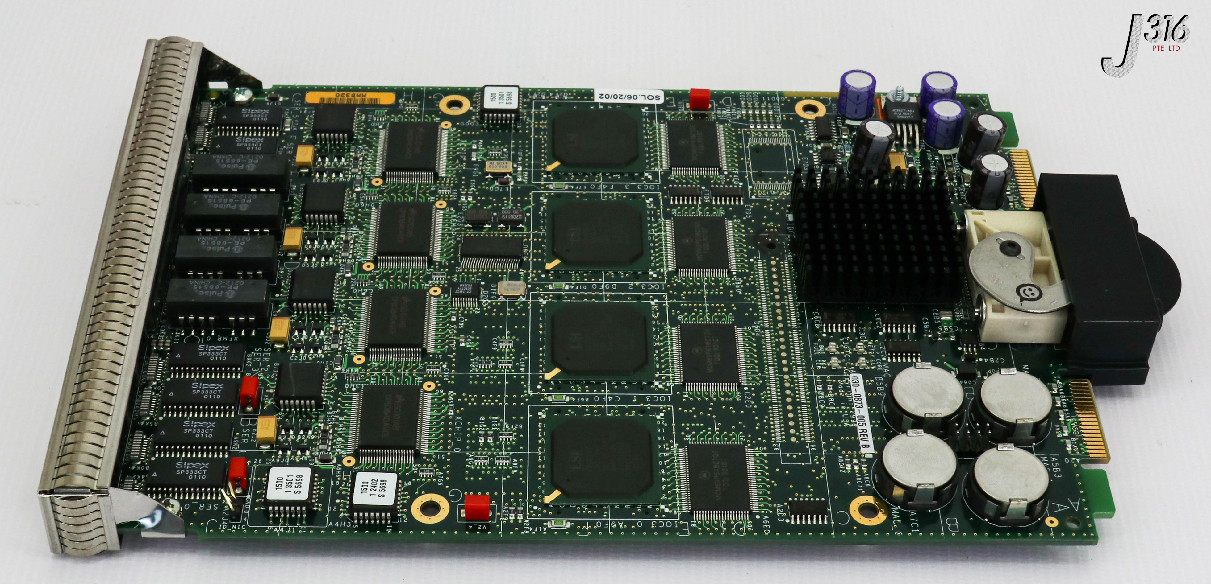 16284 SILICON GRAPHICS PCB, SGI XIO 4 PORT ETHERNET BOARD 030-0873-005 ...