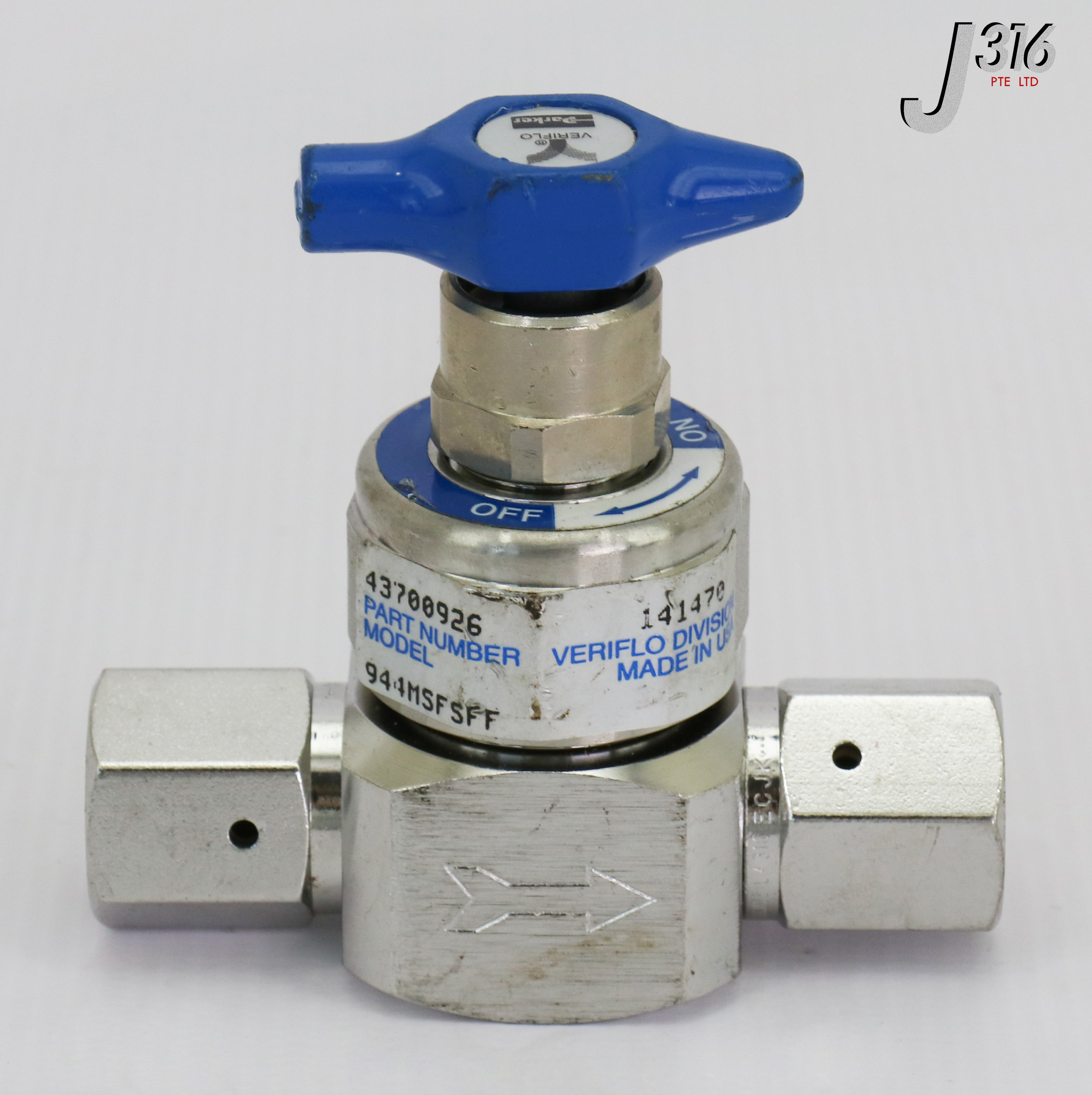 16527 VERIFLO MANUAL DIAPHRAGM VALVE, 43700926 944MSFSFF – J316Gallery
