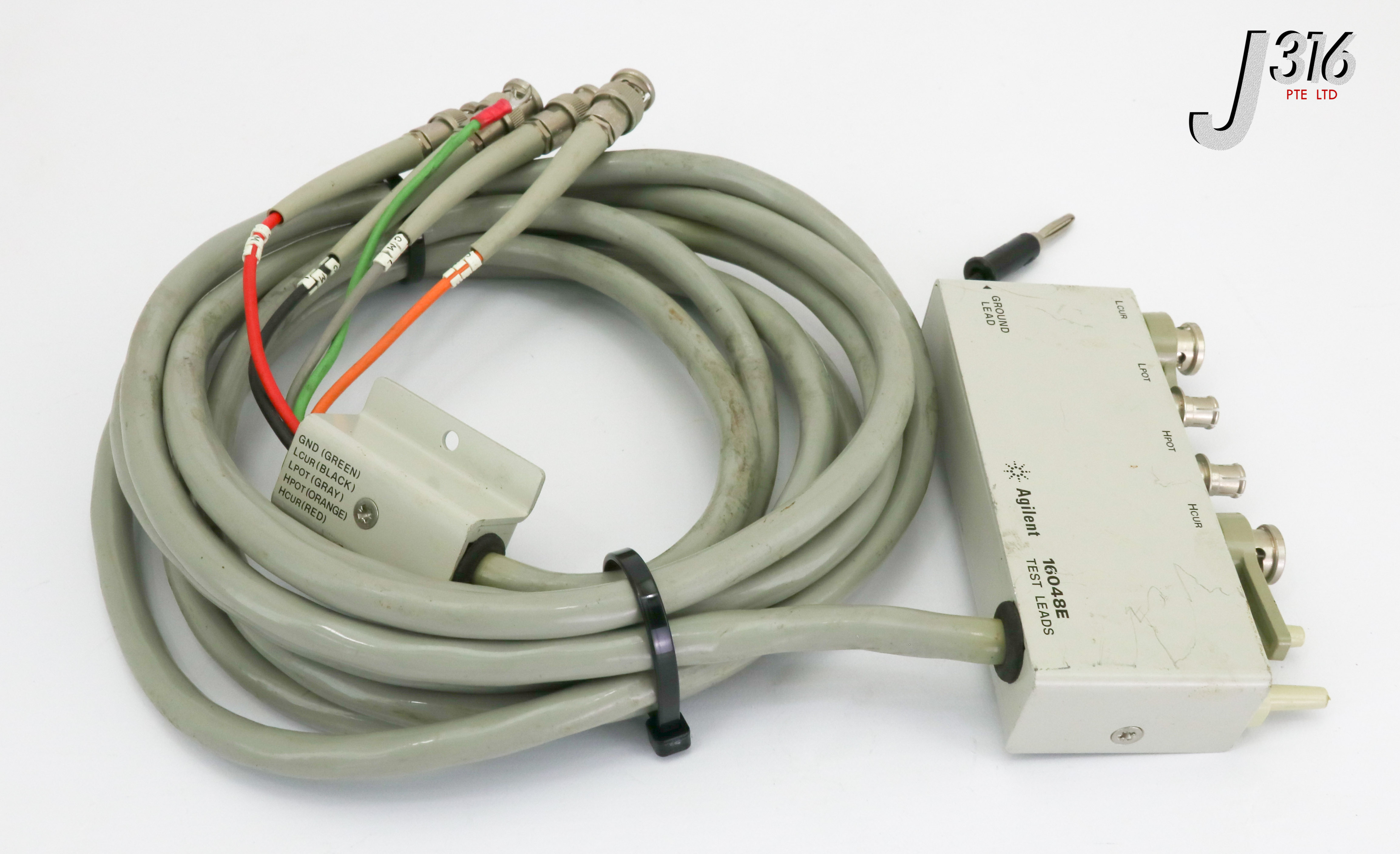 18899 AGILENT TEST LEADS FIXTURE CABLES, 4-TERMIAL, BNC, 4M 16048E ...
