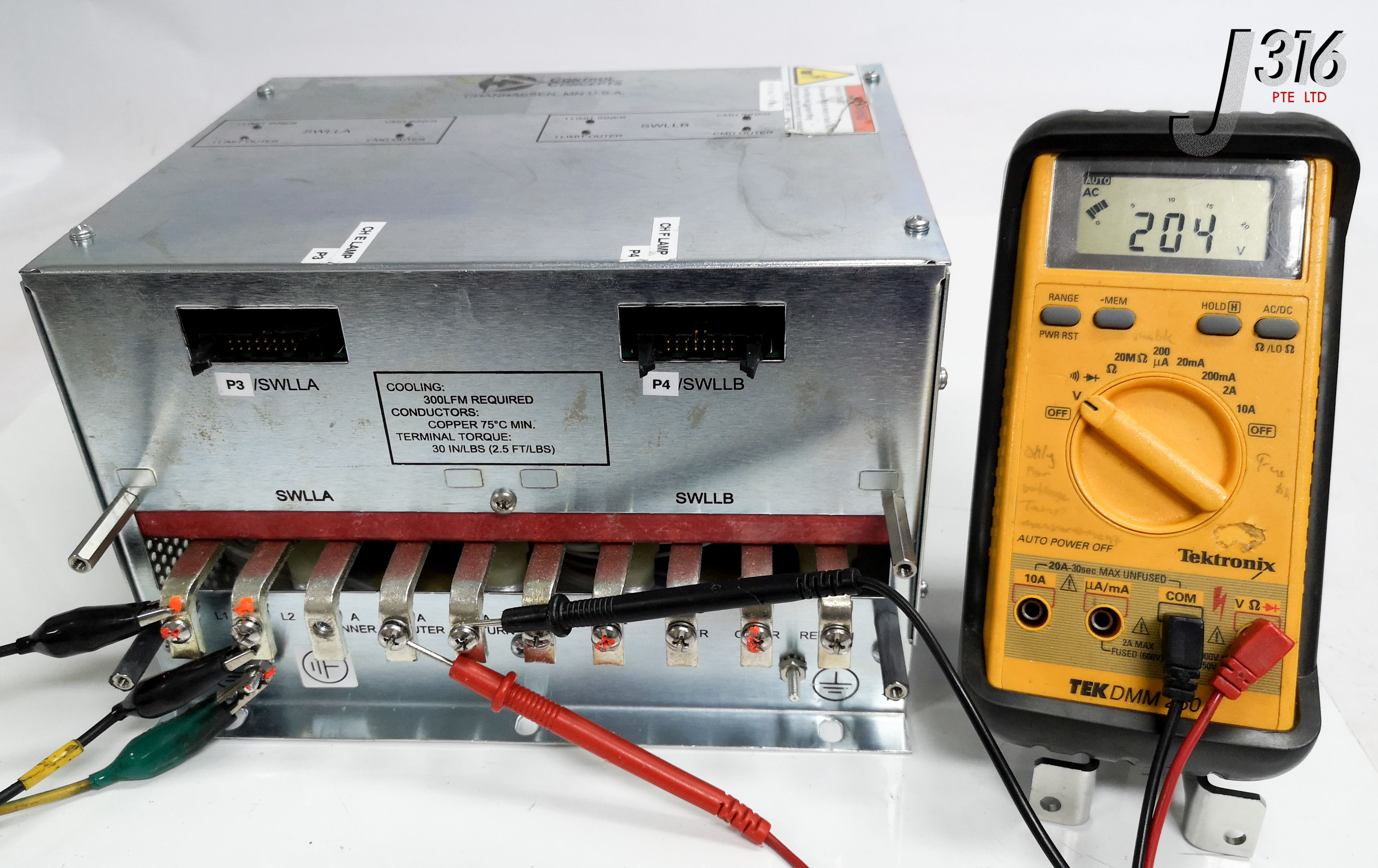 19118 CONTROL CONCEPTS SCR POWER CONTROLLER, AMAT 0190-26701 4028-1007 ...