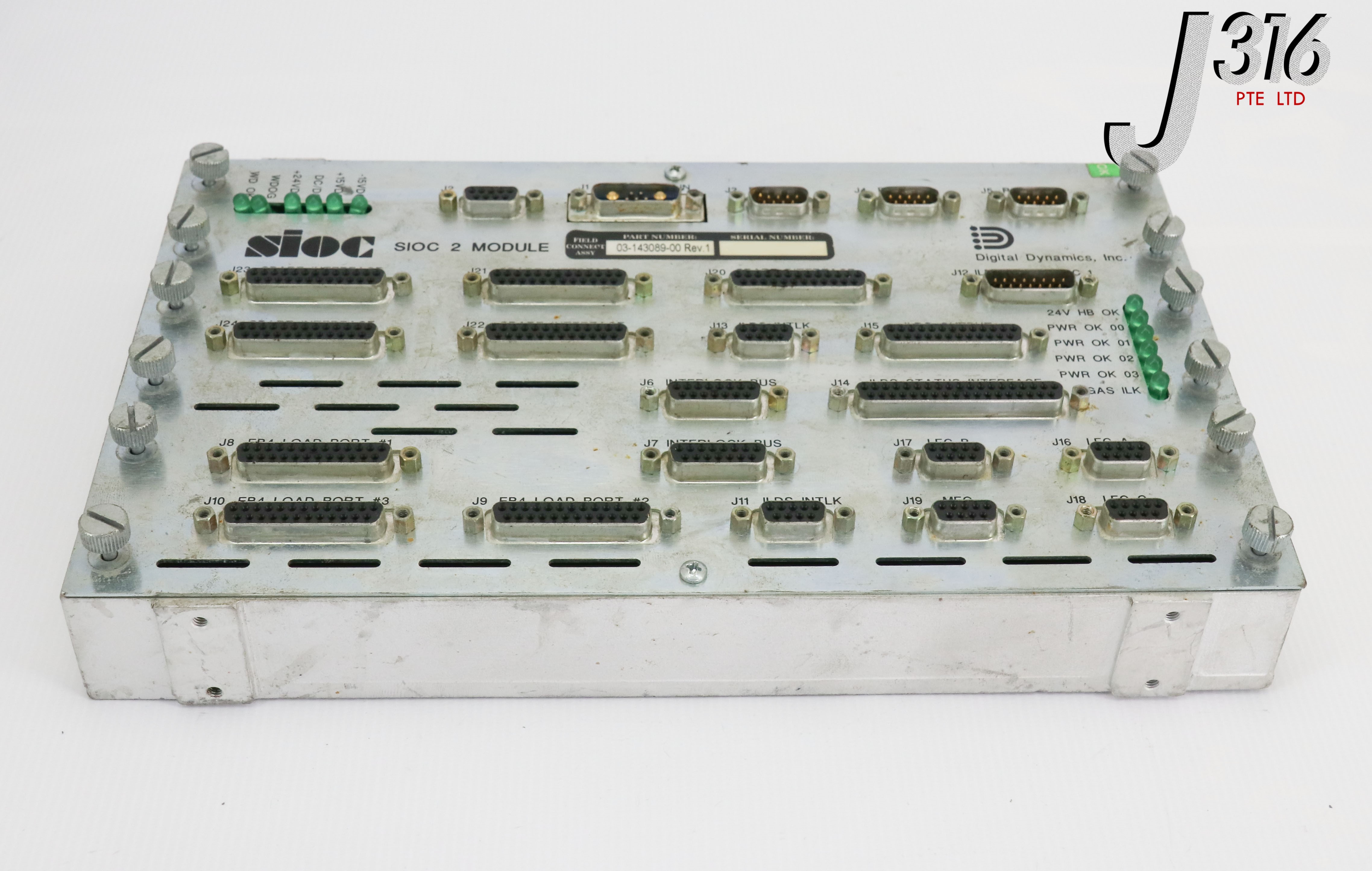19196 NOVELLUS PCB SIOC 2 MODULE BOARD, 03-143089-00, 02-122156-00, 27 ...