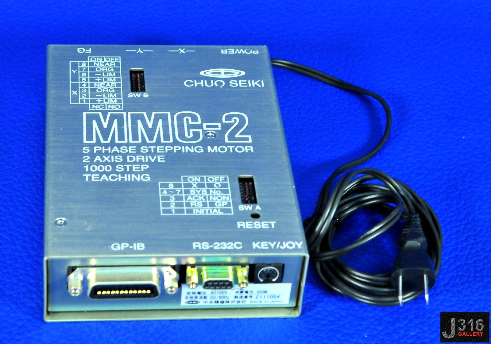 2428 CHUO SEIKI 5 PHASE STEPPING MOTOR 2 AXIS DRIVE MMC-2 – J316Gallery