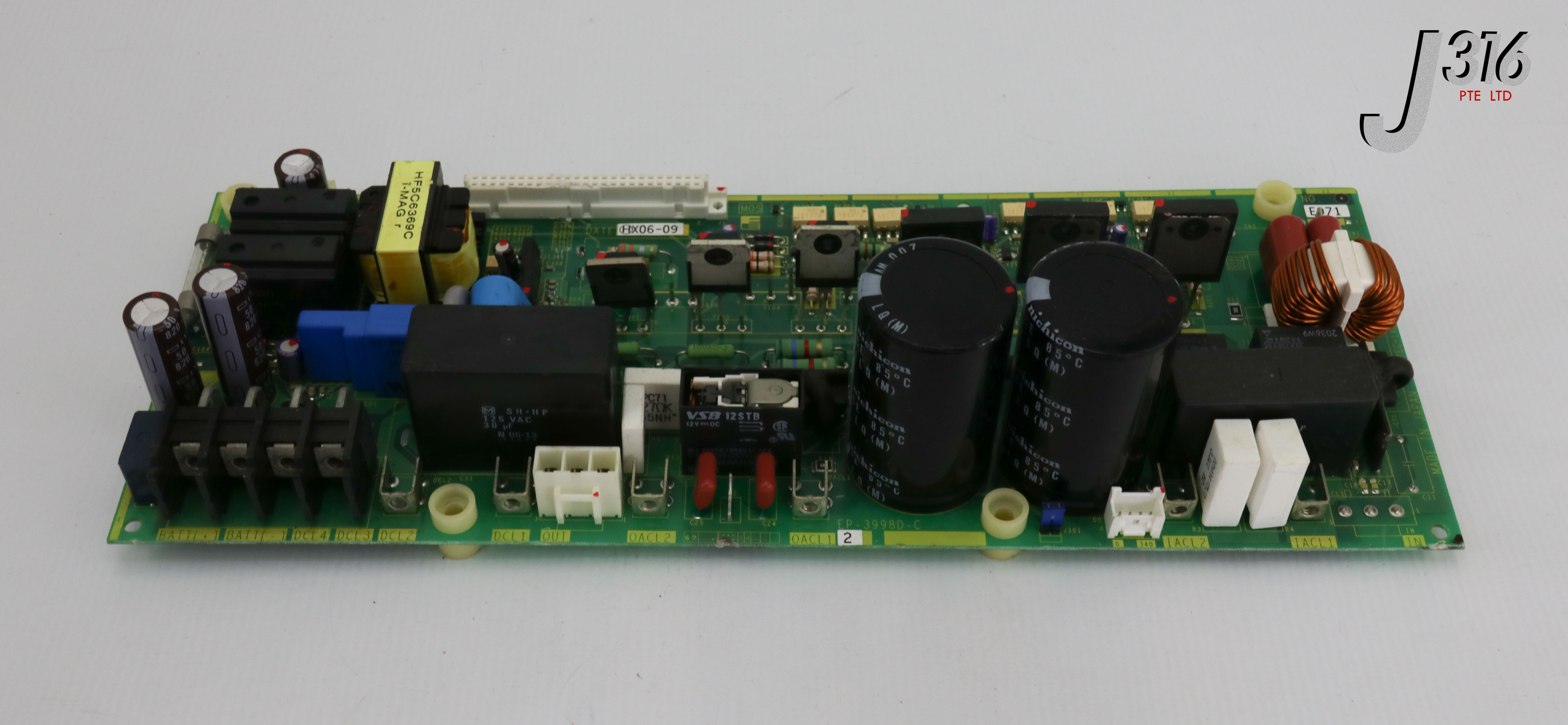 22788 FUJI ELECTRIC PCB ASSY, TEC-1VM EP-3998D-C – J316Gallery