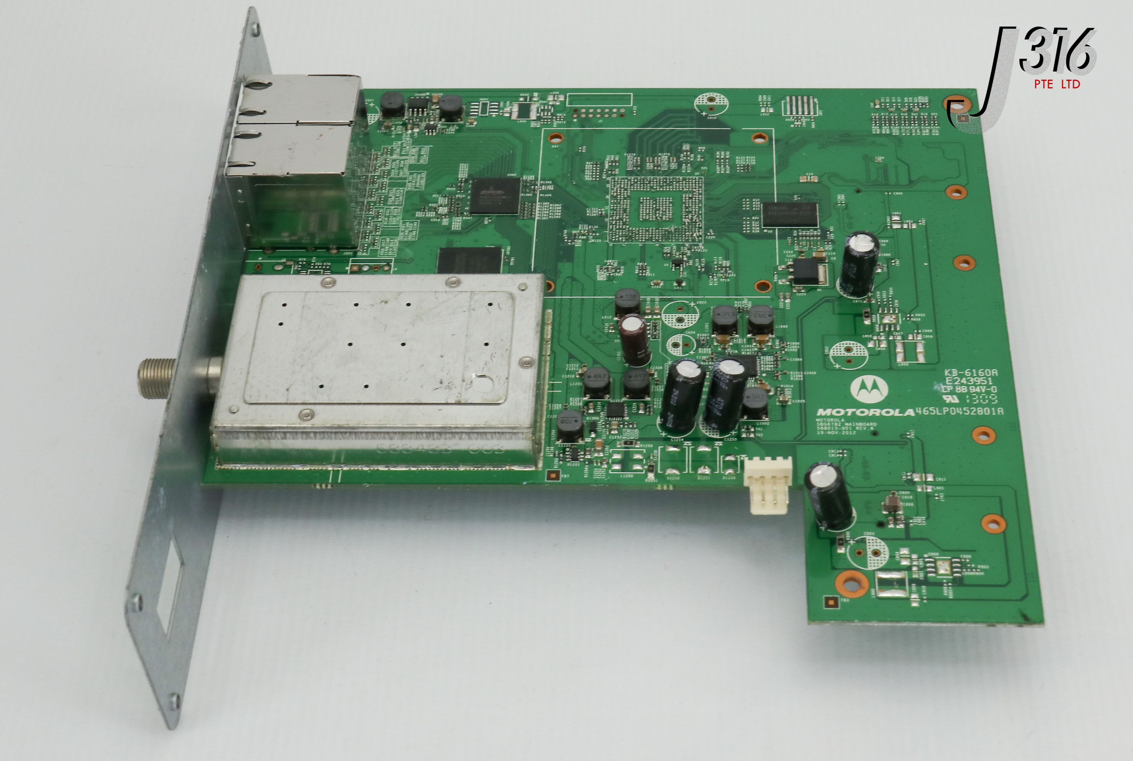 22869 MOTOROLA PCB, SBG6782 MAINBOARD, 588016-001-00 588015-001 ...