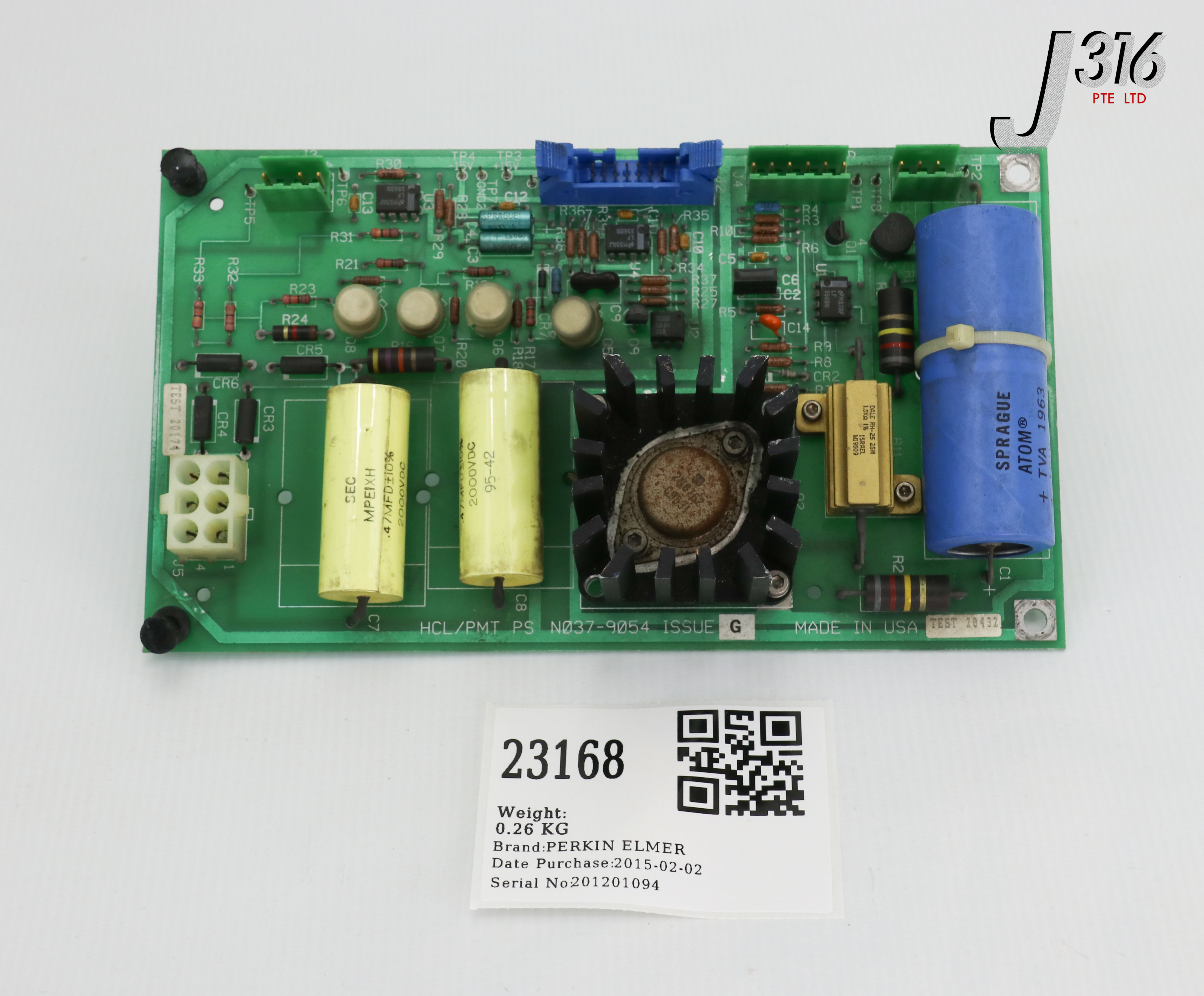 23168 PERKIN ELMER PCB, HCL/PMT PS N037-9054 – J316Gallery
