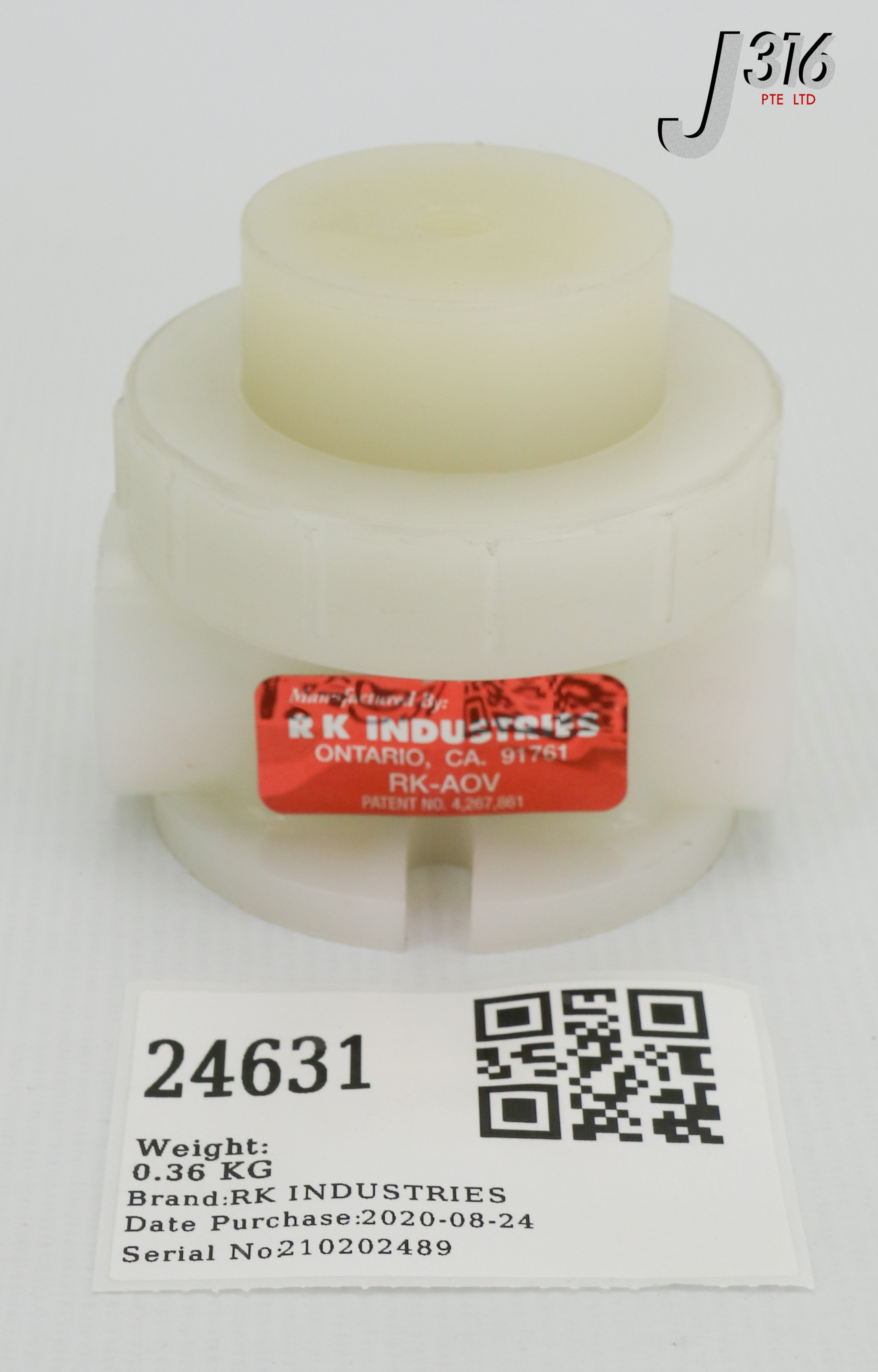 24631 RK INDUSTRIES AIR OPERATED VALVE RK-AOV – J316Gallery