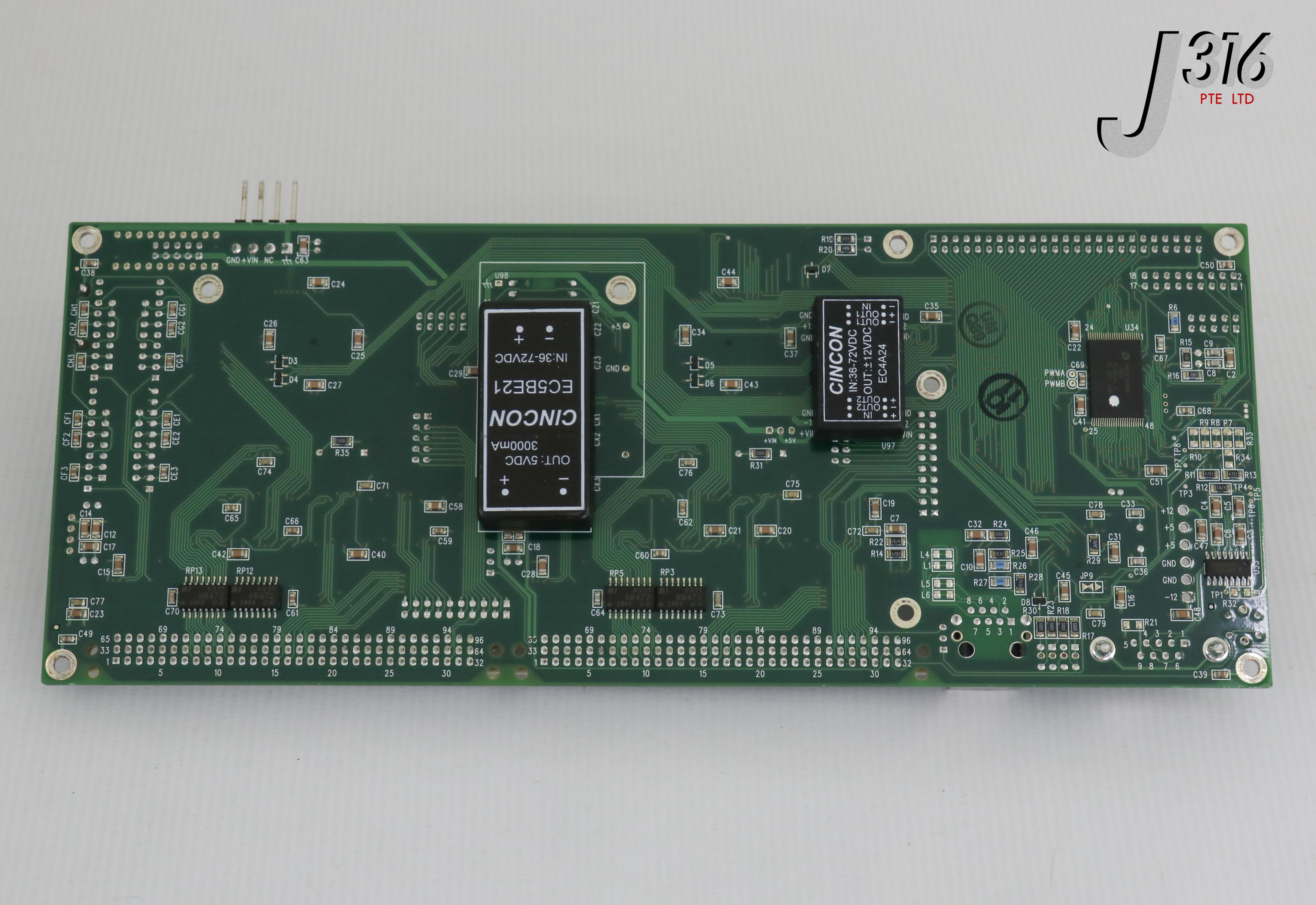24759 GALIL MOTION CONTROL PCB, 5-AXIS ETHERNET 10BASE-T, RS232 CARD ...
