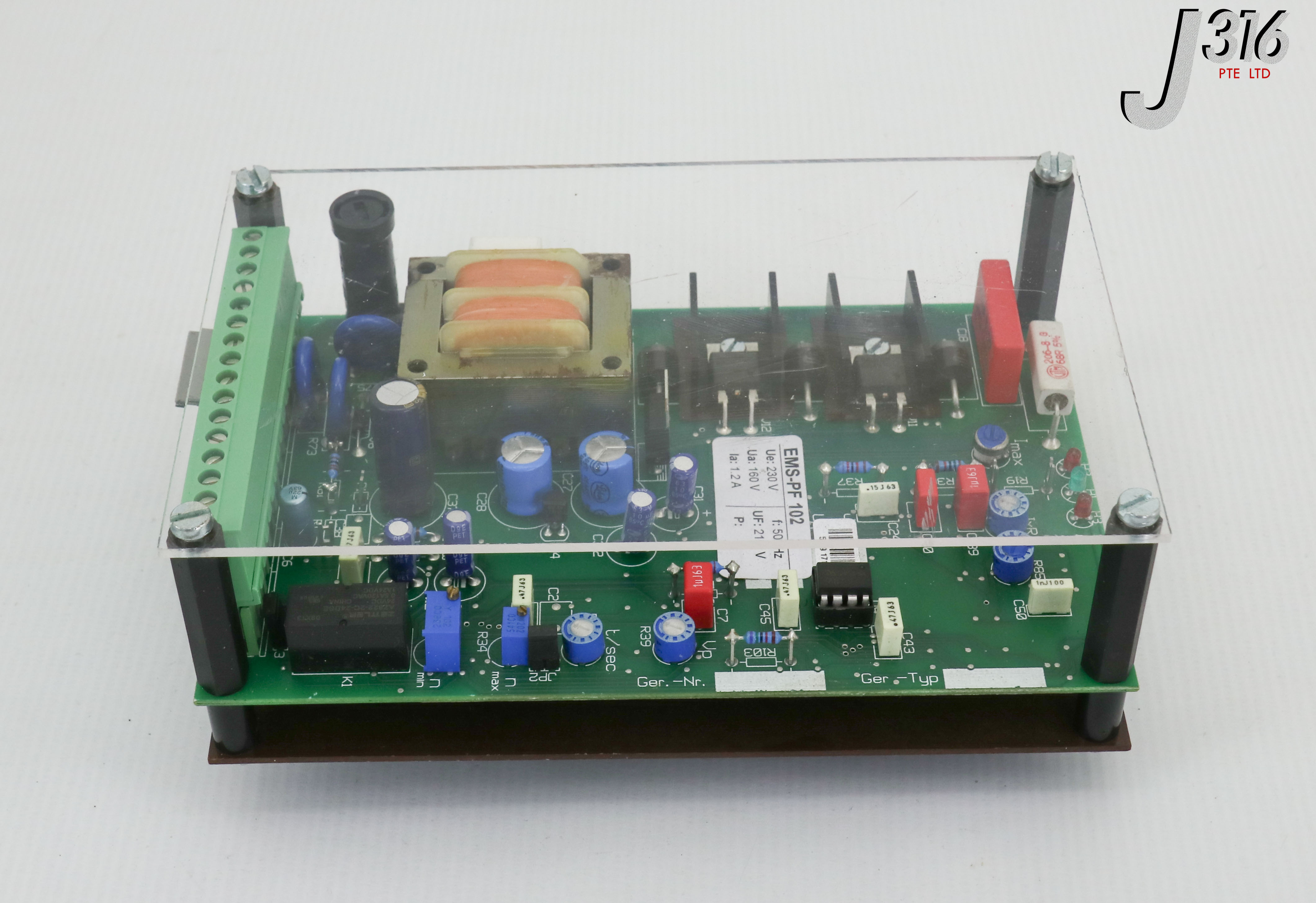25019 GAMMA PCB, SPEED CONTROLLER BOARD EMS-PF 102 – J316Gallery