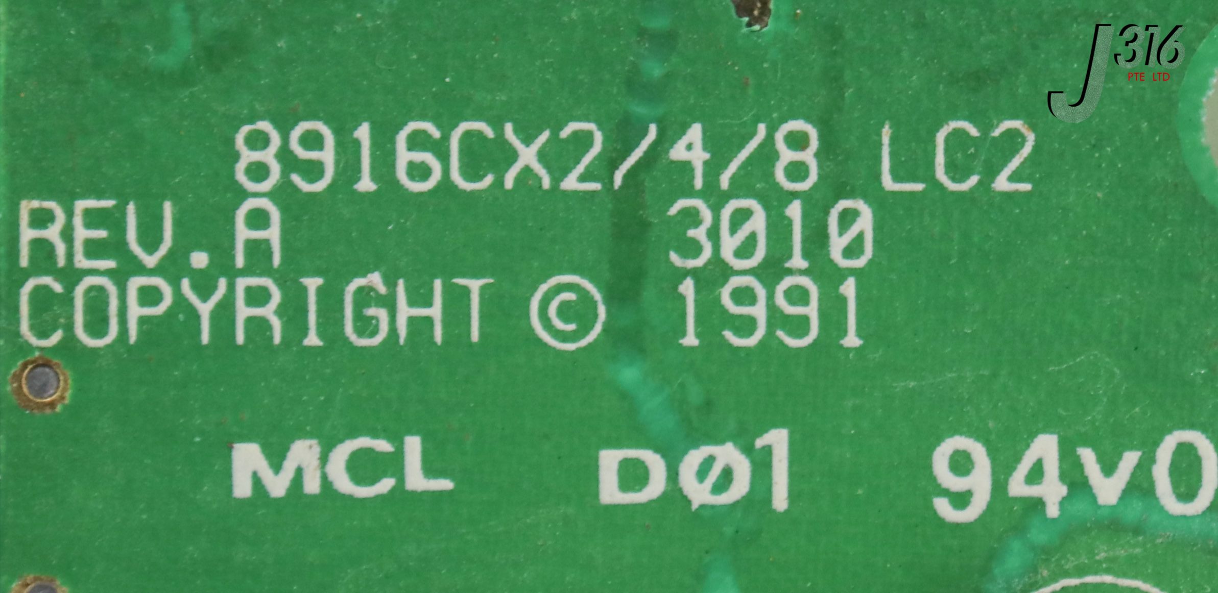 25082 TRIDENT PCB, MICROSYSTEMS ISA VIDEO CARD, 8916CX2/4/8 LC2, 000 ...