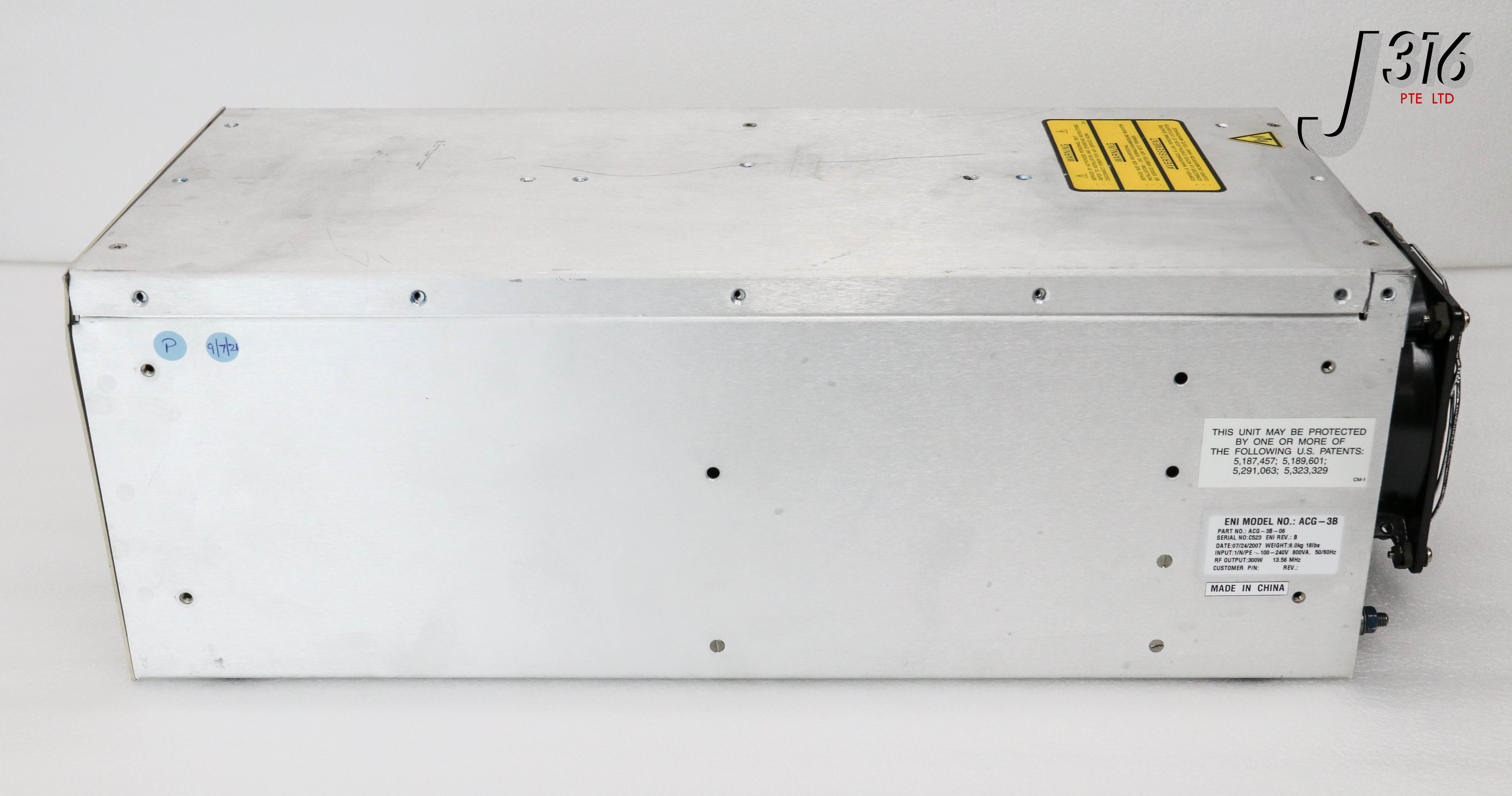 25889 ENI RF GENERATOR. ACG-3B-06, 300W 13.56MHZ ACG-3B – J316Gallery