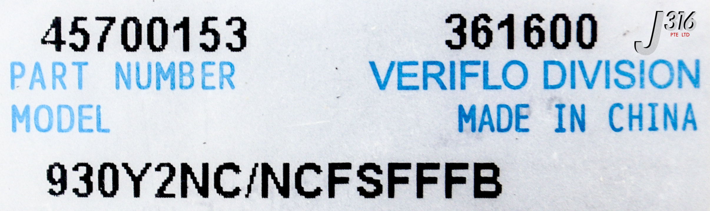 25981 VERIFLO 930Y SERIES HIGH PURITY MANIFOLD VALVE, 45700153 (NEW ...