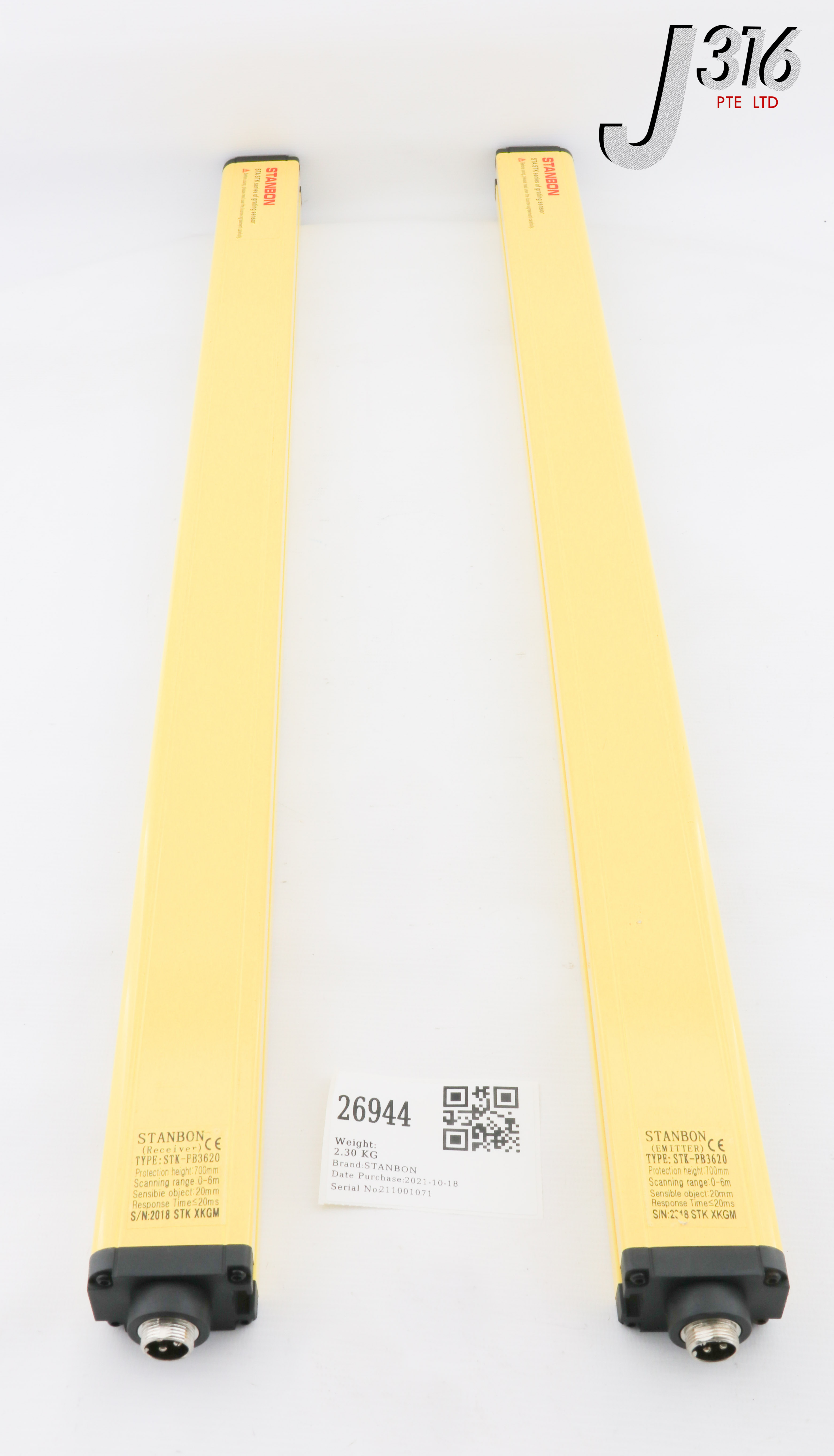 26944 STANBON GRATING SENSOR, STA STK SERIES, EMITTER & RECEIVER ...