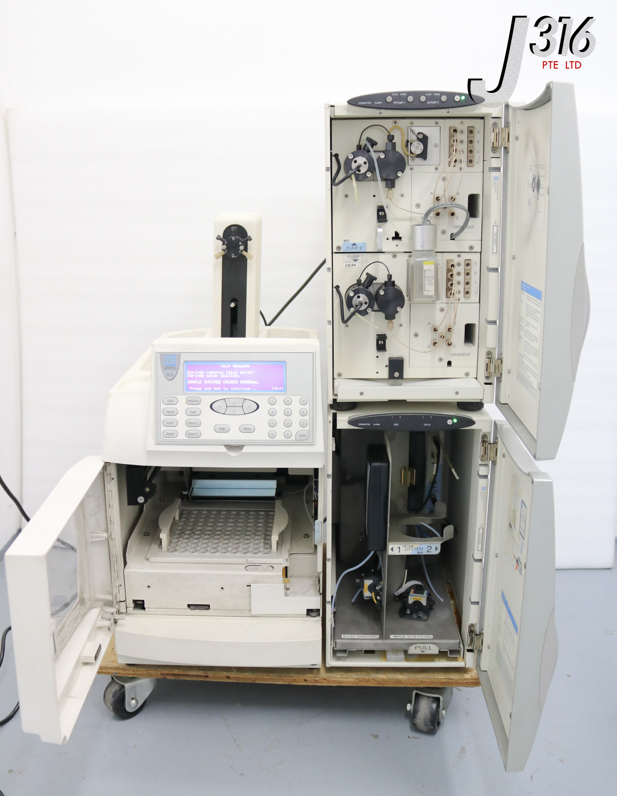 27807 DIONEX ION CHROMATOGRAPHY SYSTEM W/ AS-1, EG-1, DP-1 ICS-3000 ...
