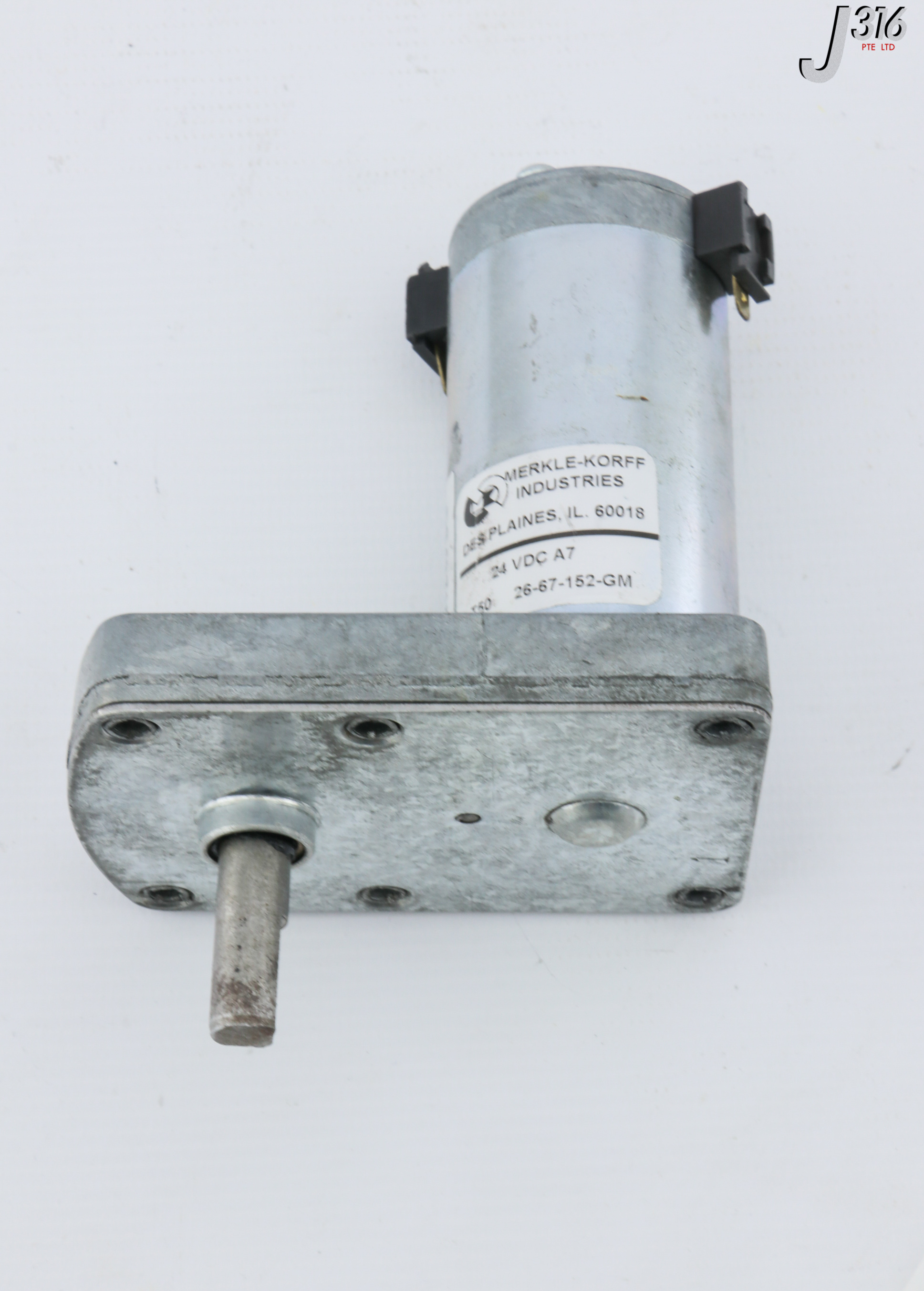 28469 MERKLE-KORFF GEAR MOTOR ASSY, 24 VDC 26-67-152-GM – J316Gallery