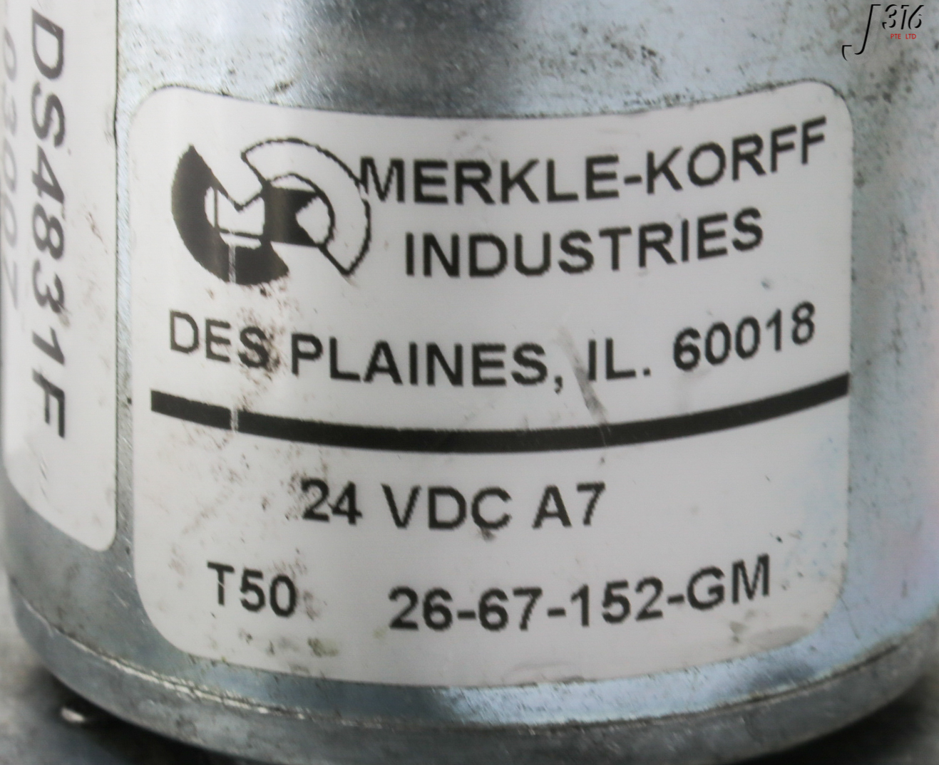 28469 MERKLE-KORFF GEAR MOTOR ASSY, 24 VDC 26-67-152-GM – J316Gallery