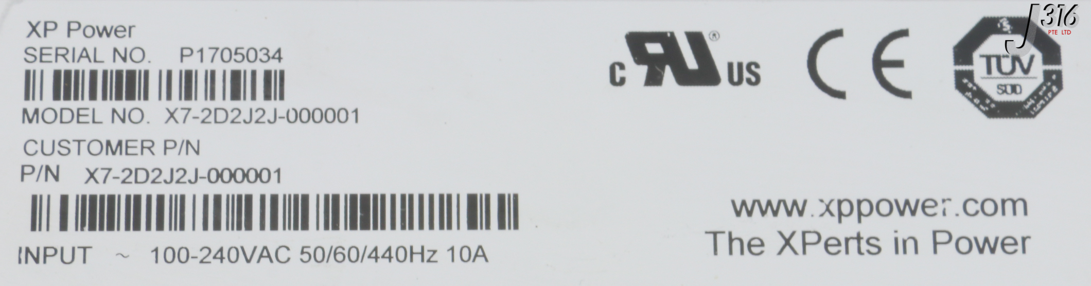 28989 XP POWER POWER SUPPLY, FLEXPOWER, 5V – 12V X7-2D2J2J-000001 ...