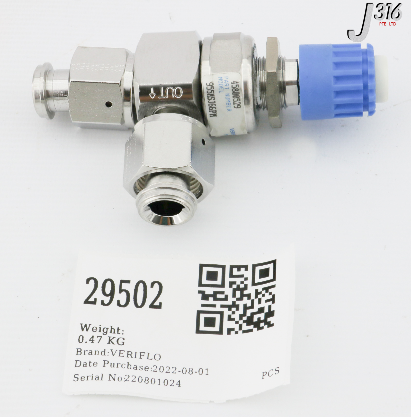 29502 VERIFLO VALVE MNL DIAPH, 45800529 955MSJ66PM – J316Gallery