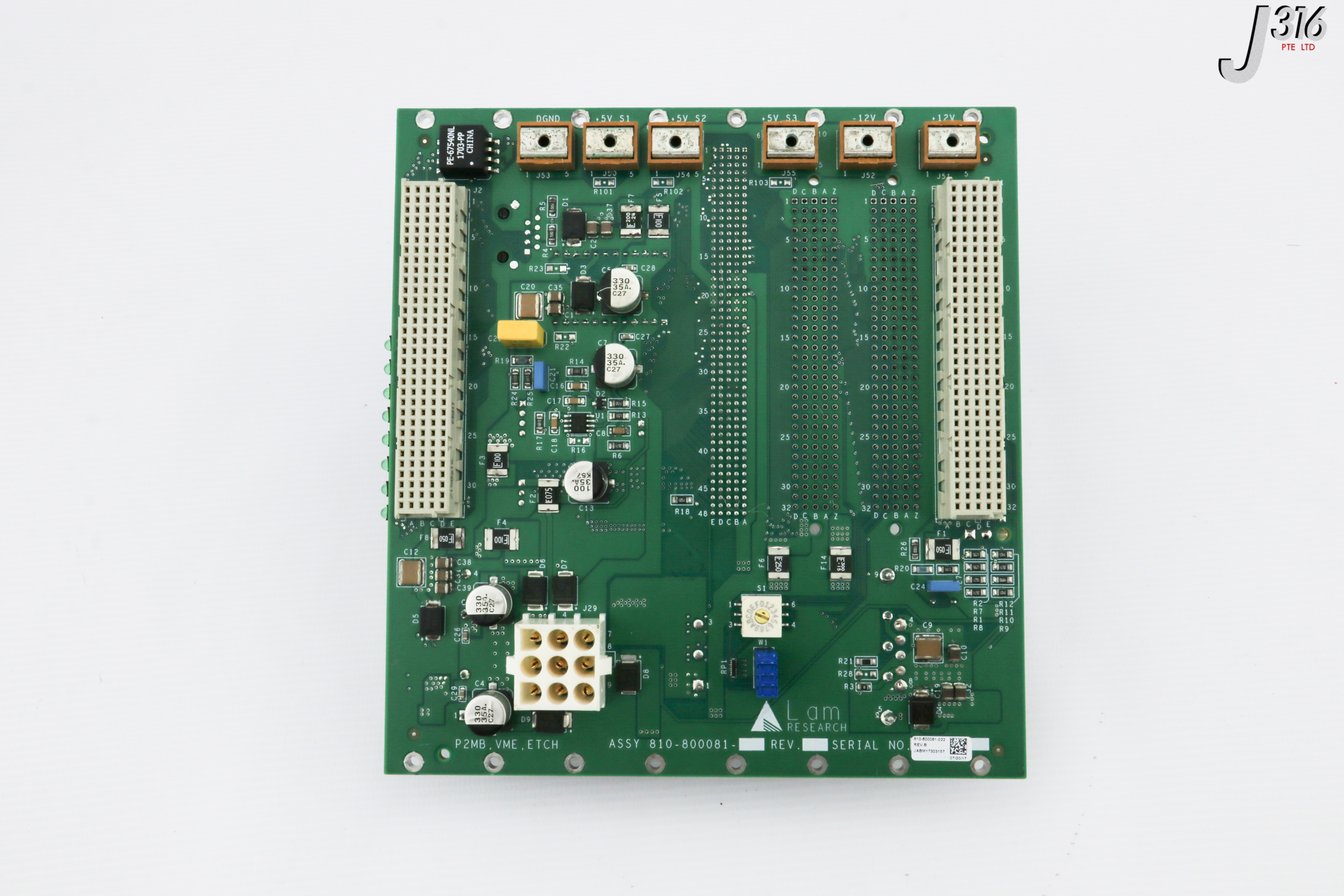 29980 LAM RESEARCH PCB, P2MB, VME, ETCH 810-800081-022 – J316Gallery