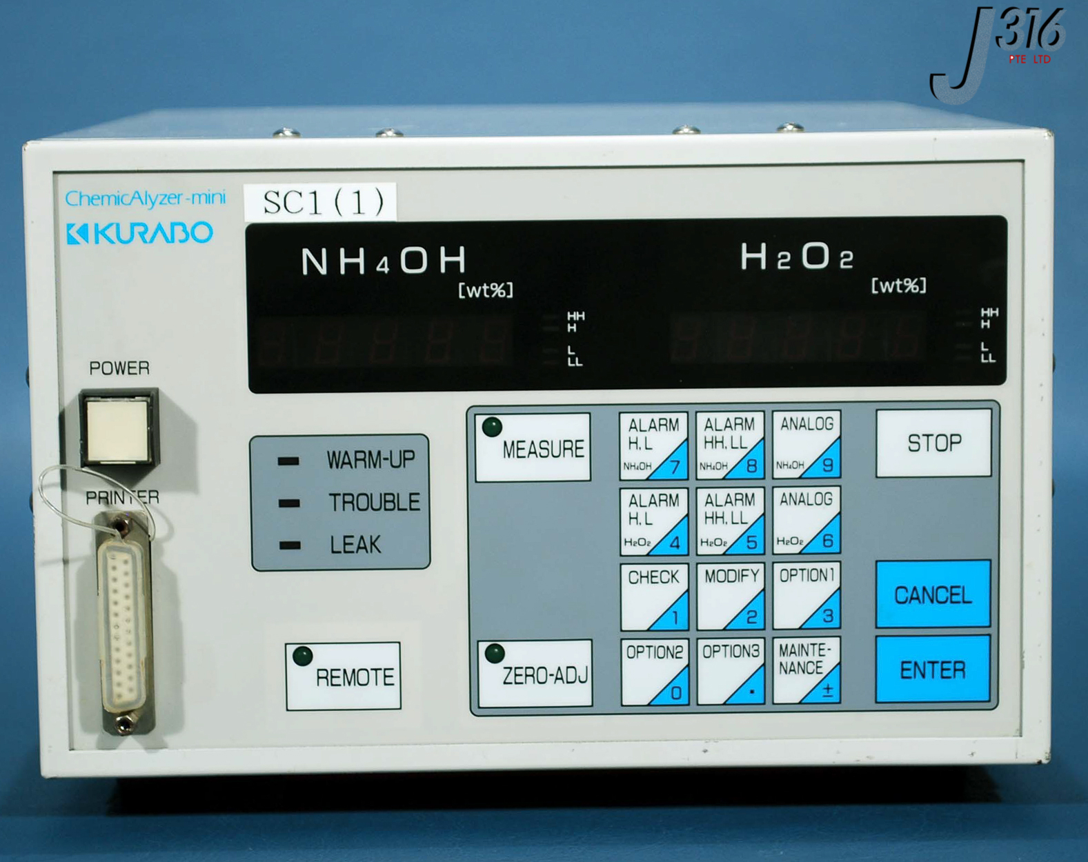 3502 KURABO CHEMICALYZER-MINI, KE-200P, E03-00380 KCM-21-A – J316Gallery