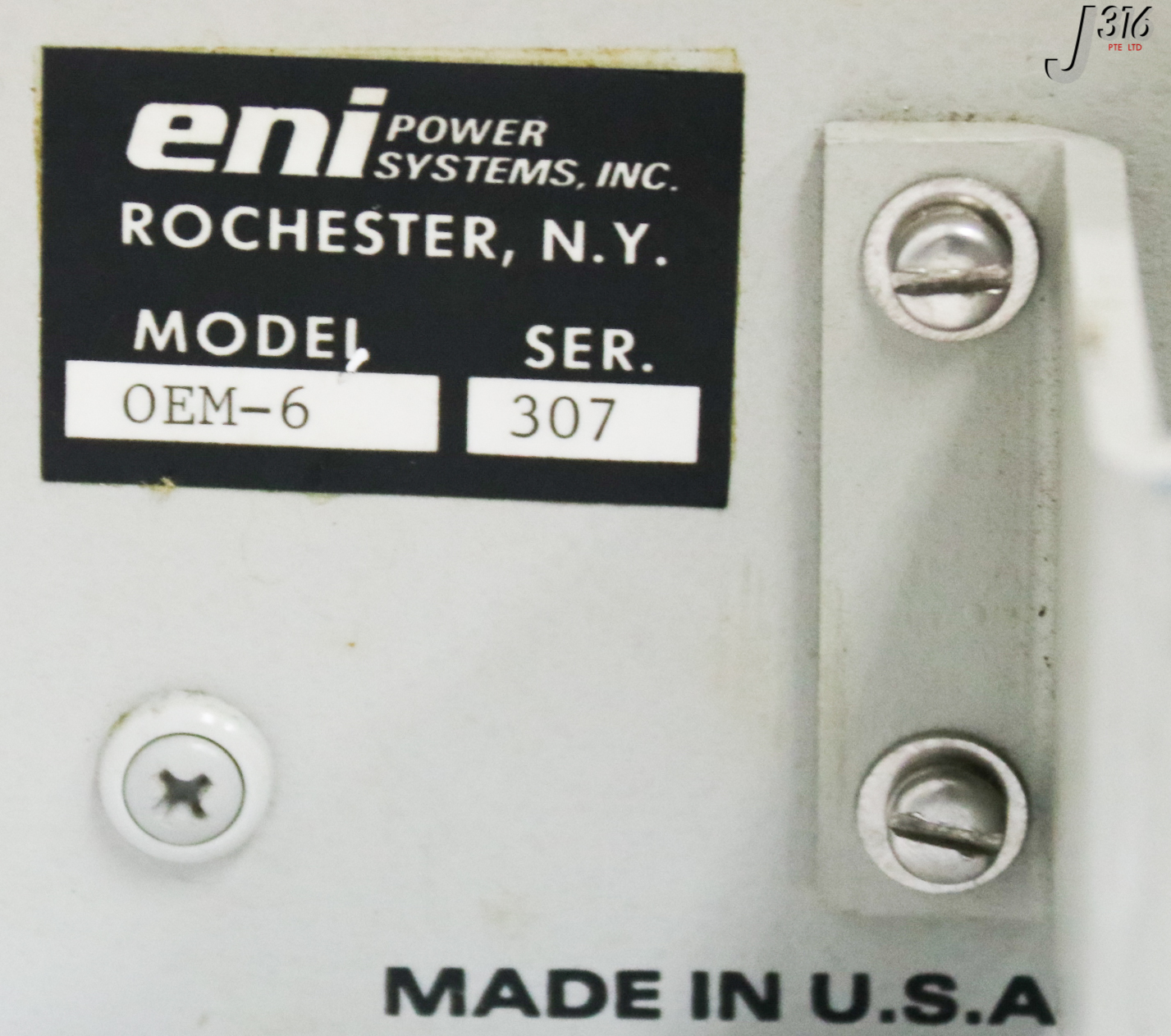 30398 ENI SOLID STATE POWER GENERATOR OEM-6 – J316Gallery