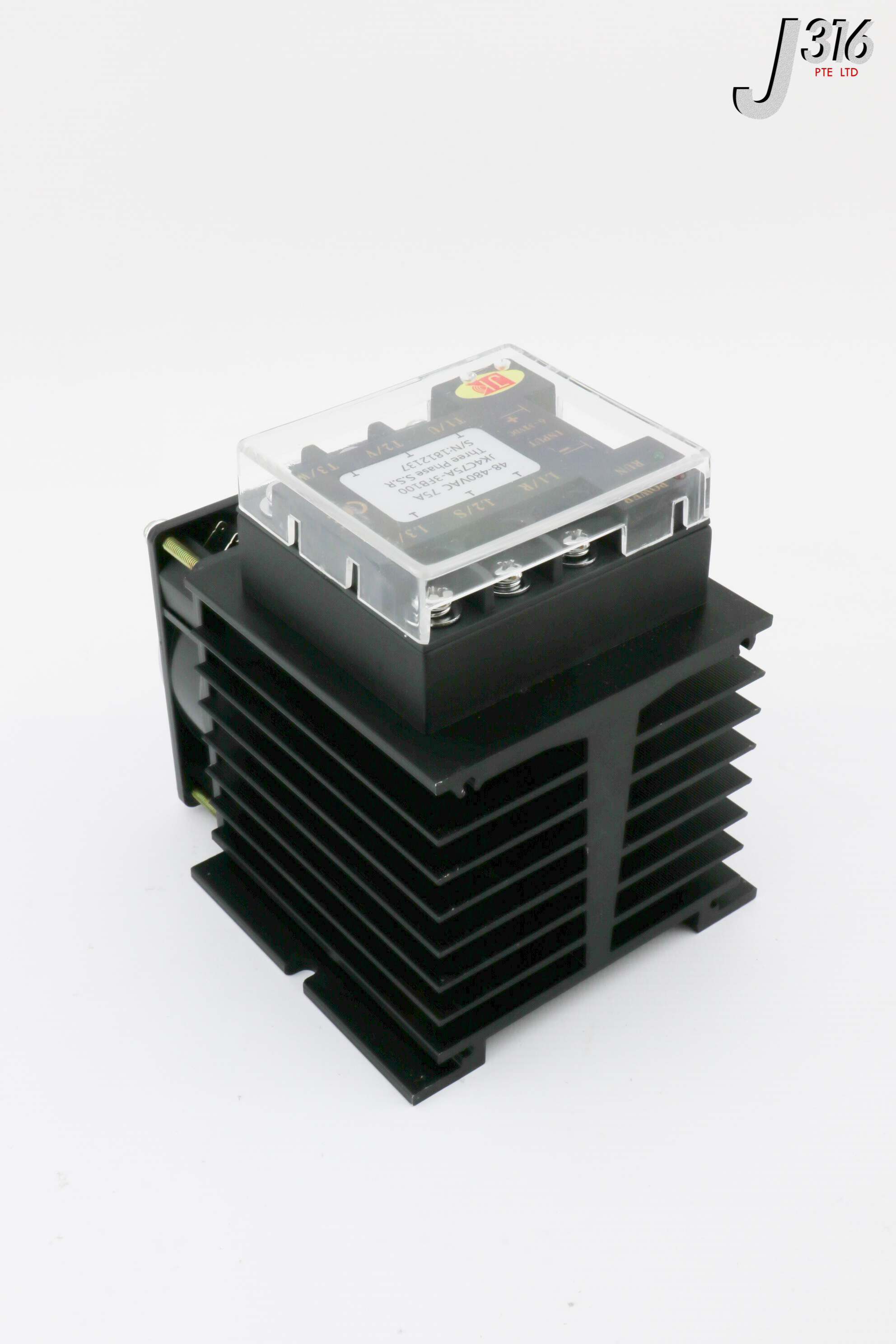 31129 JAKI THREE PHASE S.S.R, SOLID STATE RELAY, 75AMP (NEW) JK4C75A ...