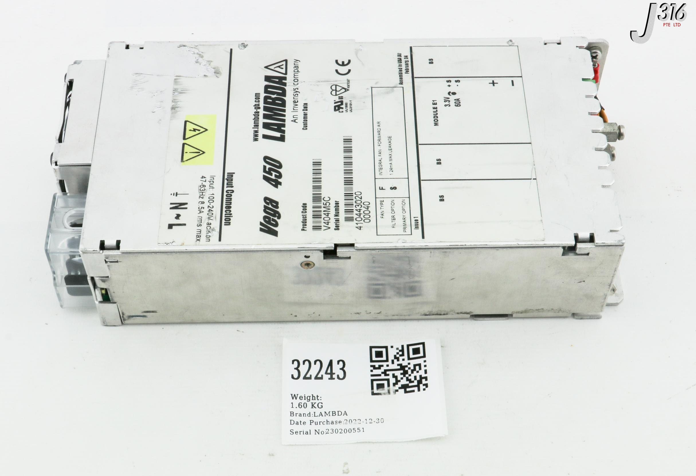 32243 LAMBDA VEGA 450 DC POWER SUPPLY V404M5C – J316Gallery