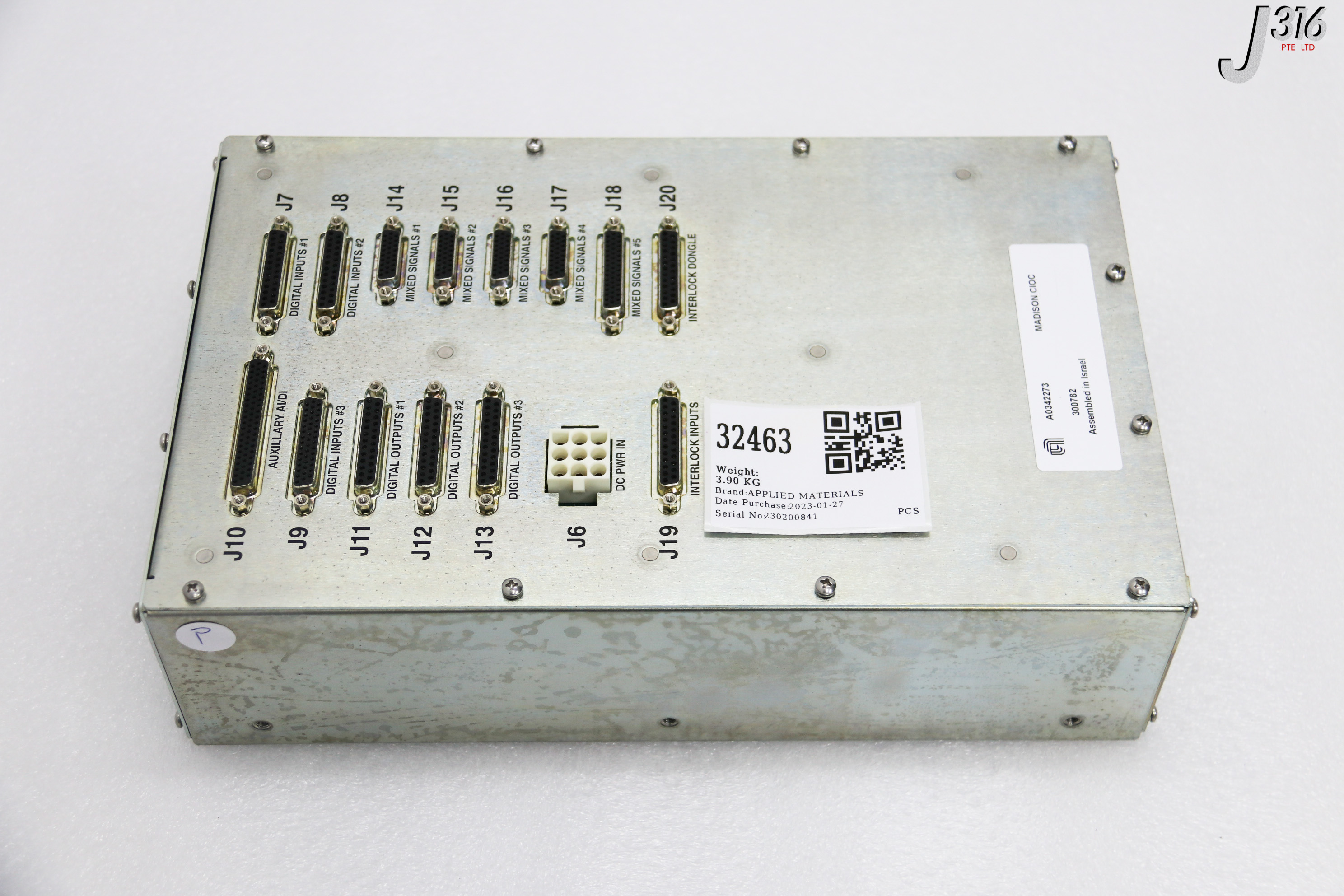 32463 APPLIED MATERIALS MADISON CIOC A0342273 – J316Gallery