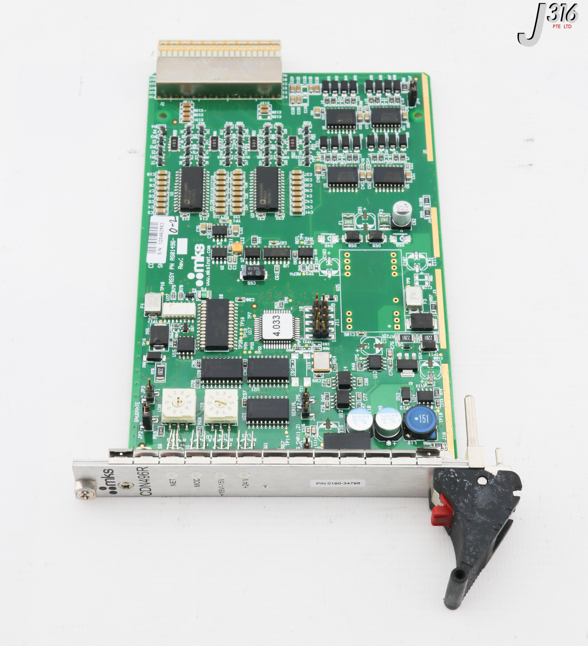 32608 APPLIED MATERIALS PCB, CDN496R, MKS AS01496-0-2 0190-34796 ...