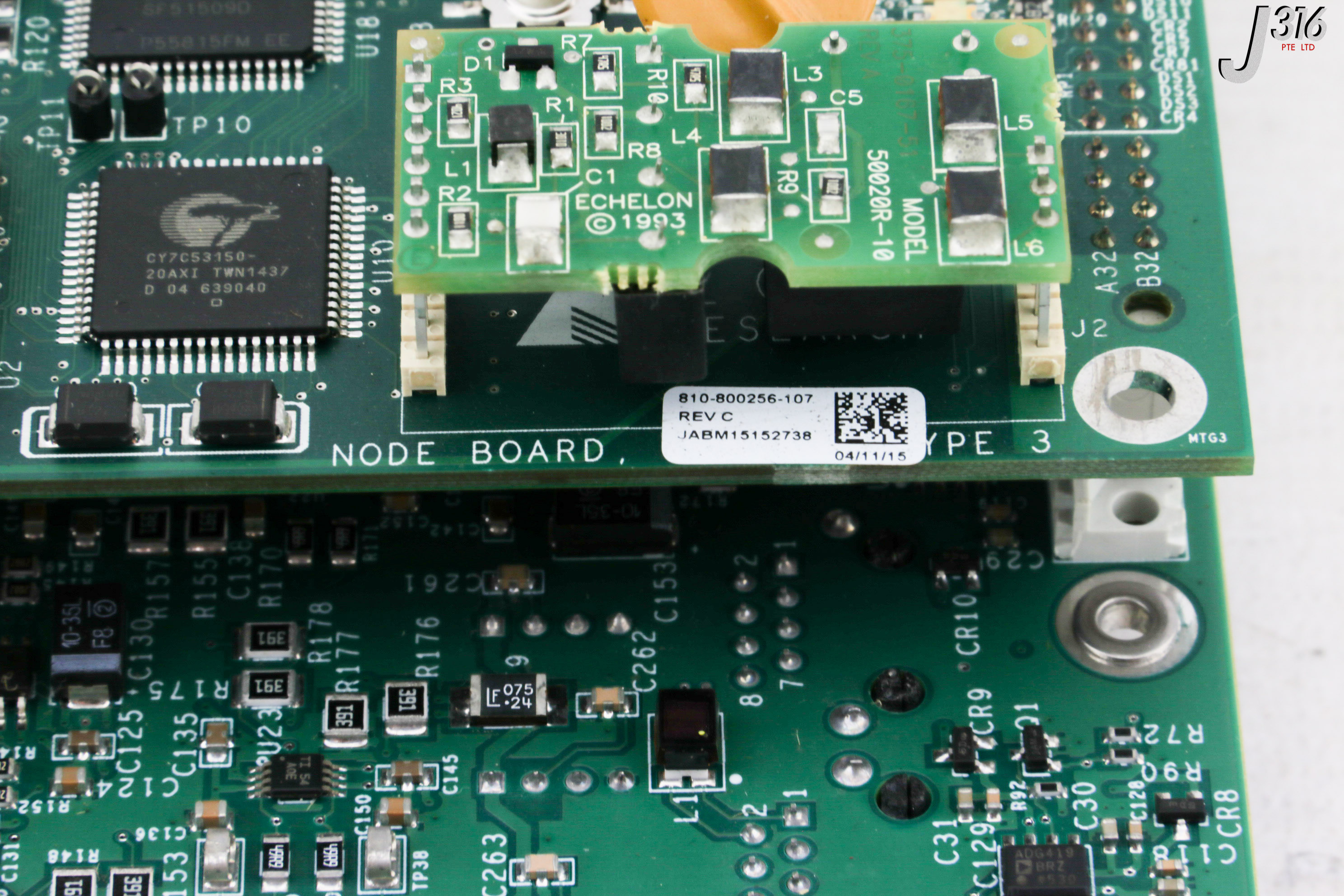 33527 LAM RESEARCH PCB ASSY, NODE2 MB, PM, HE W/ 810-800256-107 810 ...