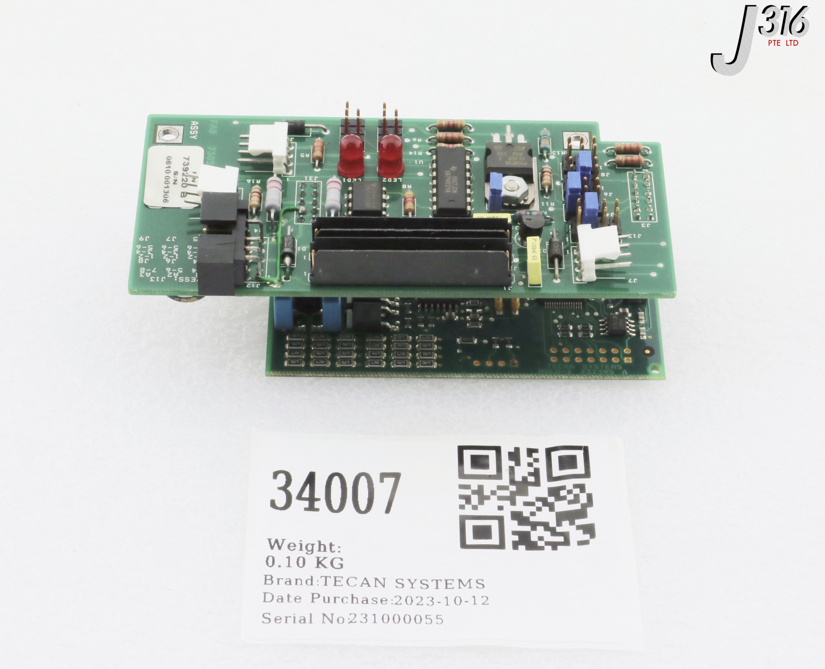 34007 TECAN SYSTEMS PCB ASSY, MOLO-X, 737910 739220 – J316Gallery
