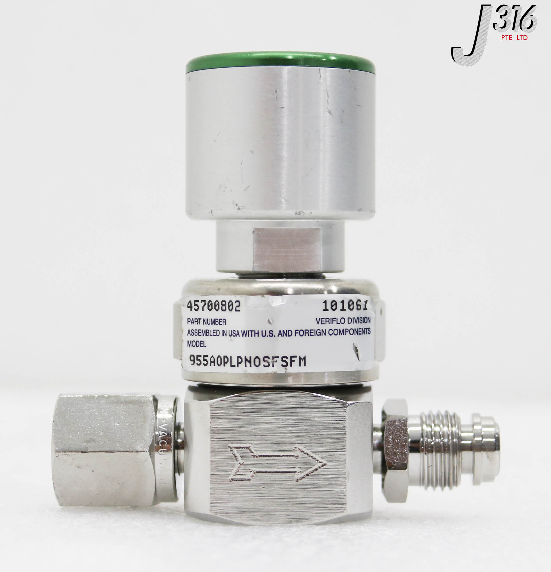 34113 VERIFLO DIAPHRAGM VALVE, P/N: 45700802 955AOPLPNOSFSFM – J316Gallery