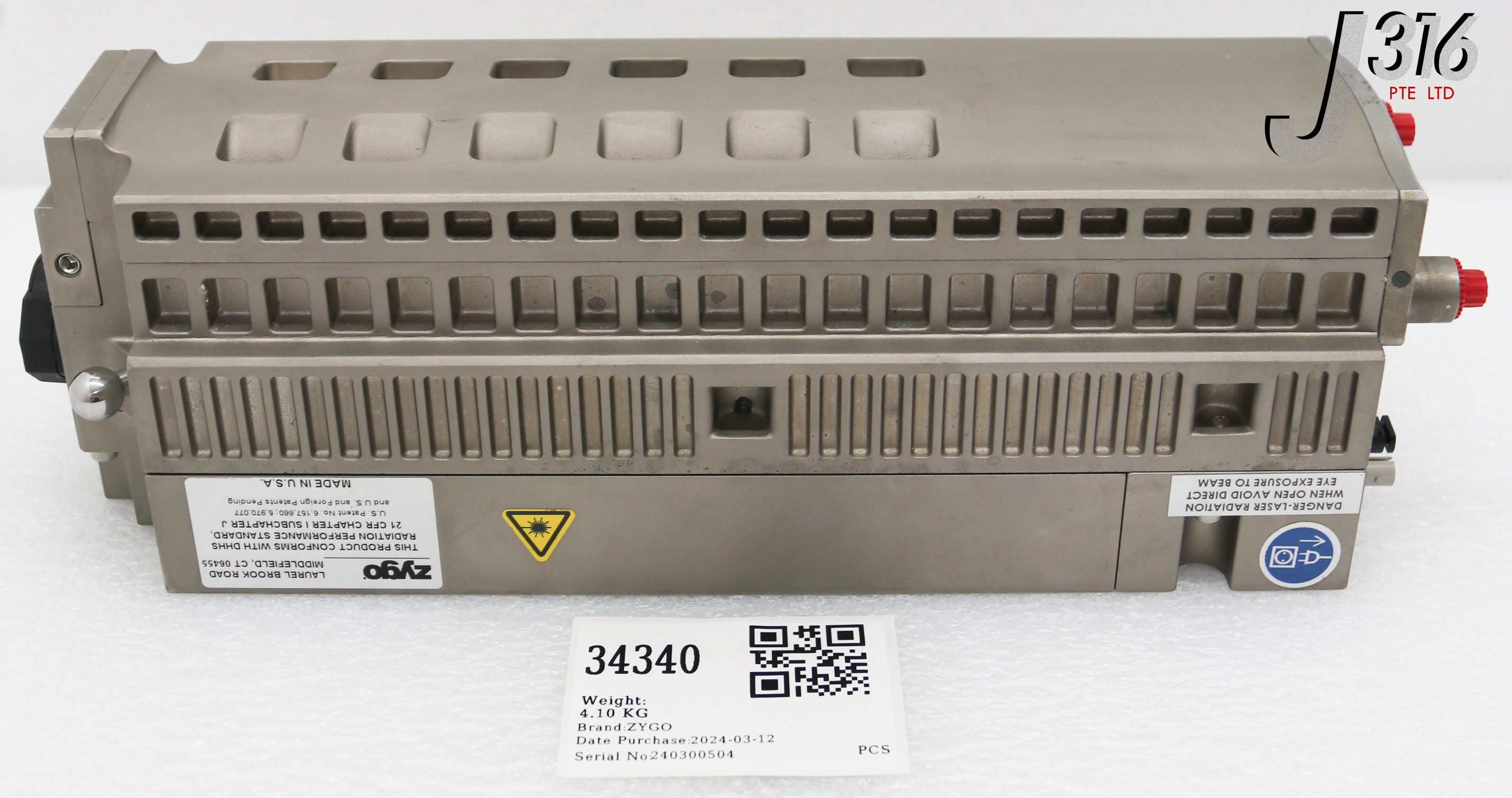 34340 ZYGO LASER HEAD, HELIUM-NEON 8070-0278-01 – J316Gallery