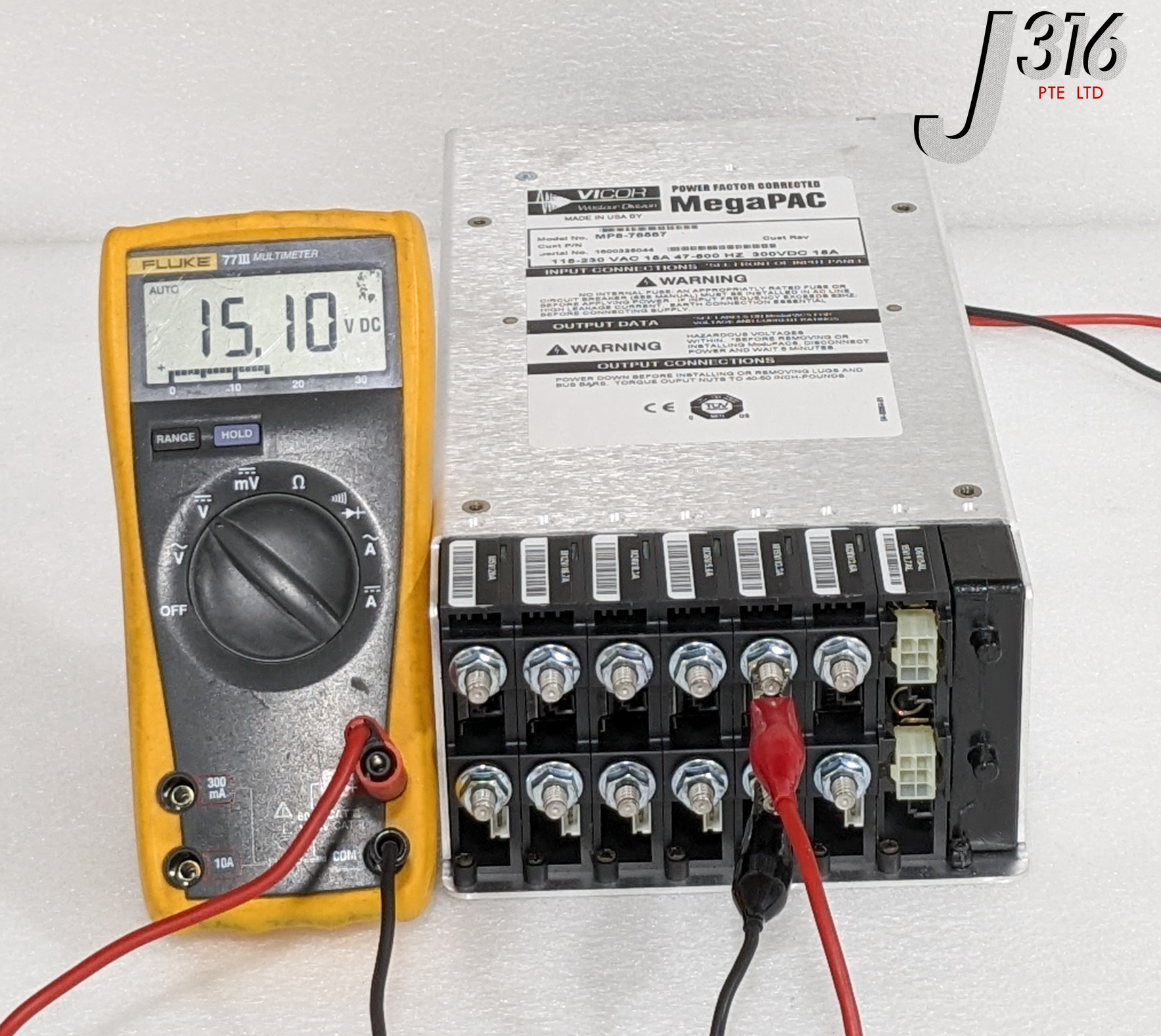 34390 VICOR POWER SUPPLY, MEGAPAC, 300VDC 15A MP8-78587 – J316Gallery