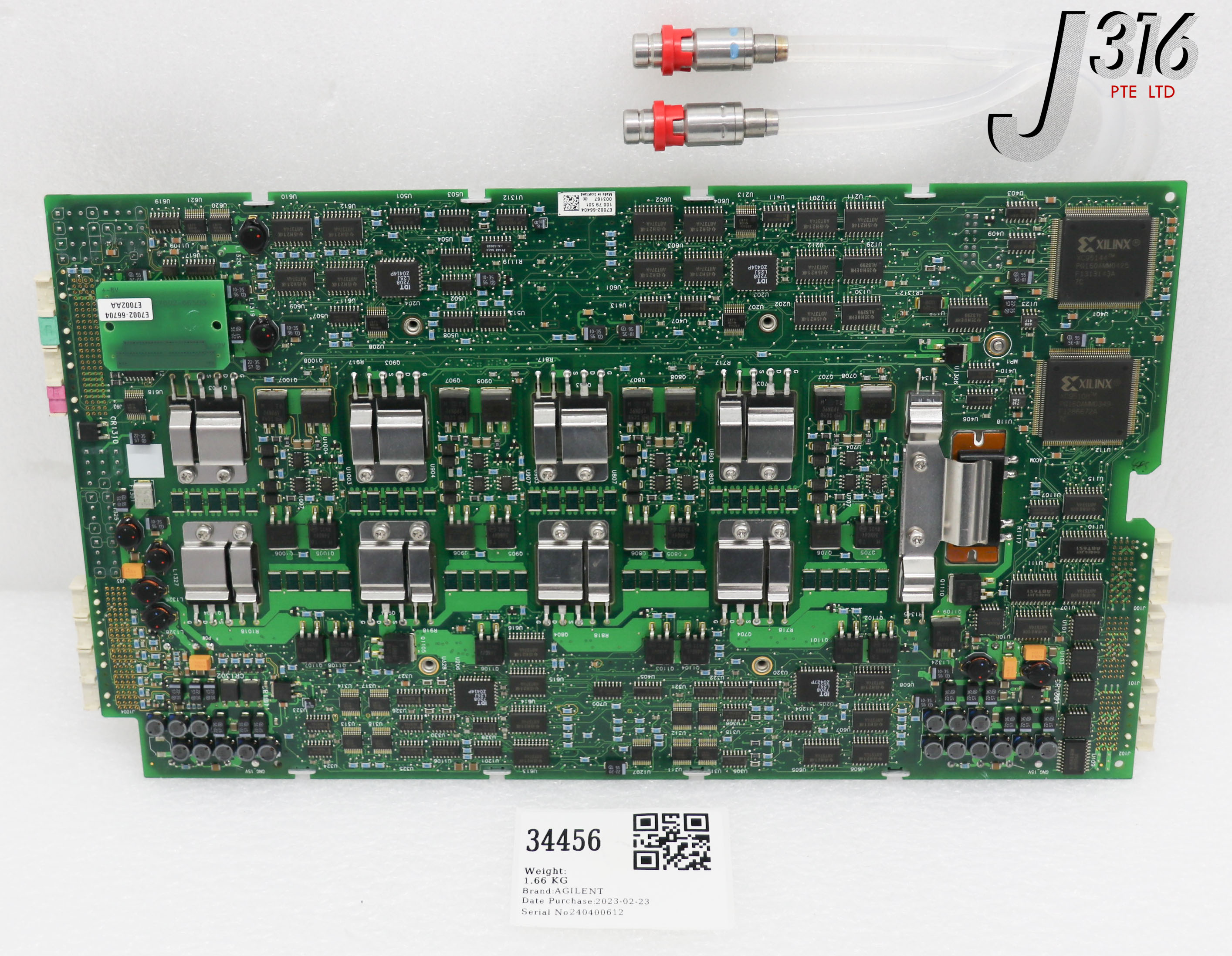 34456 AGILENT PCB, VERIGY DPS BOARD W/ E7002-66704 E7002-66404 ...