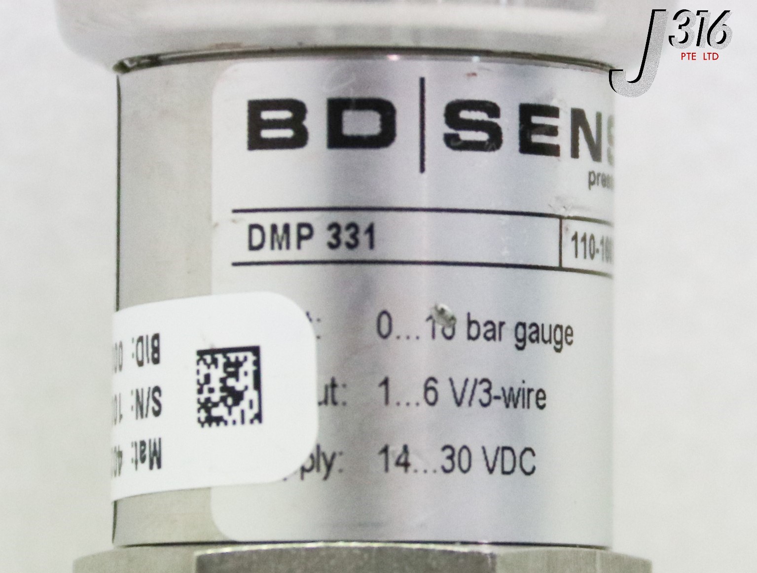 34592 BD SENSOR PRESSURE TRANSMITTER, LOW PRESSURE, P/N: 110-1602-6-2 ...