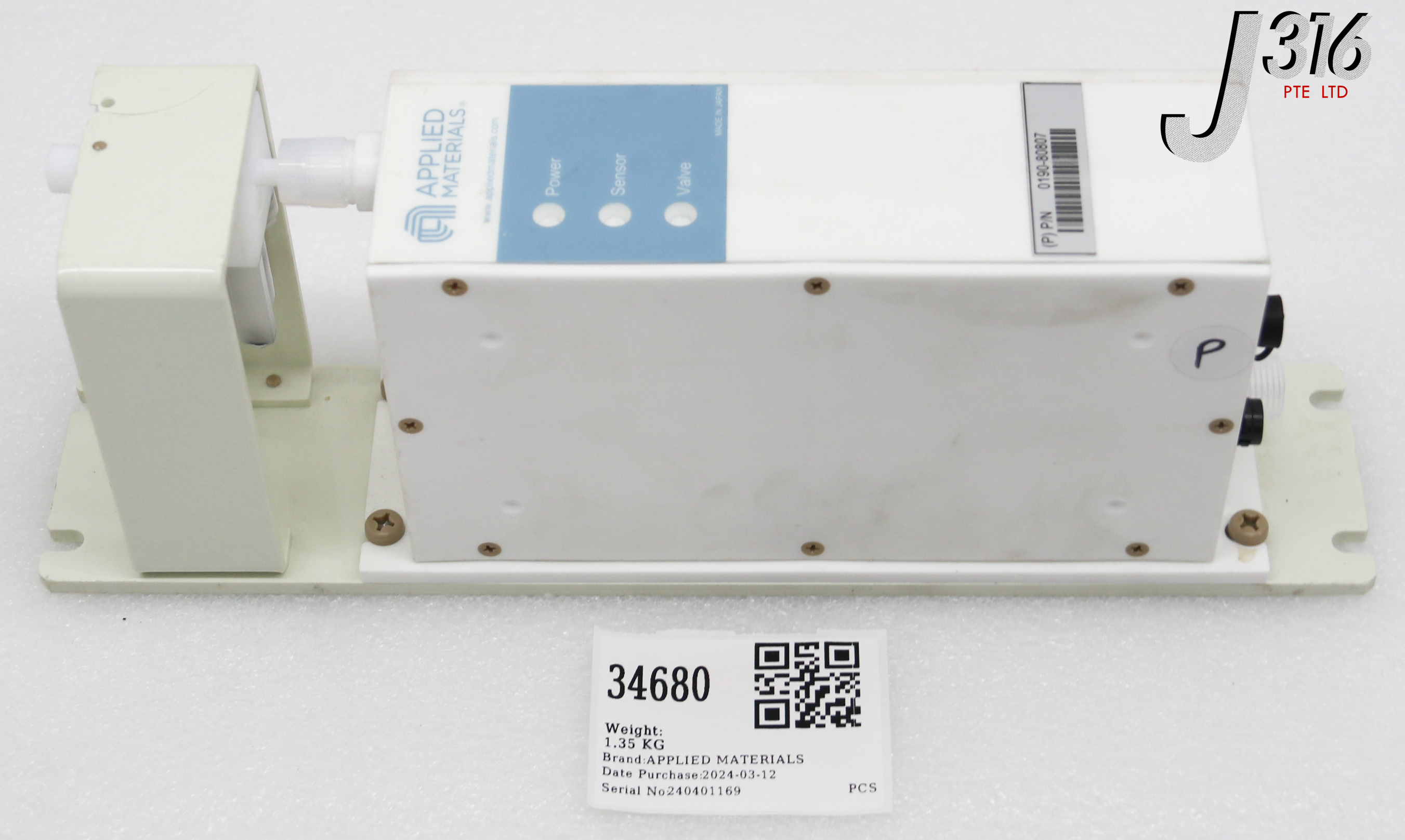 34680 APPLIED MATERIALS FLOW CONTROLLER ASSY 0190-80807 – J316Gallery