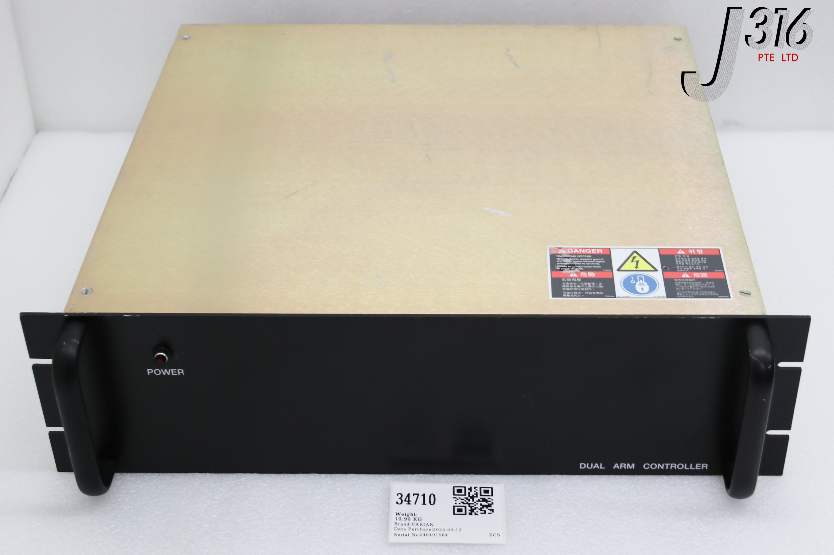 34710 VARIAN DUAL ARM CONTROLLER E11135340 – J316Gallery