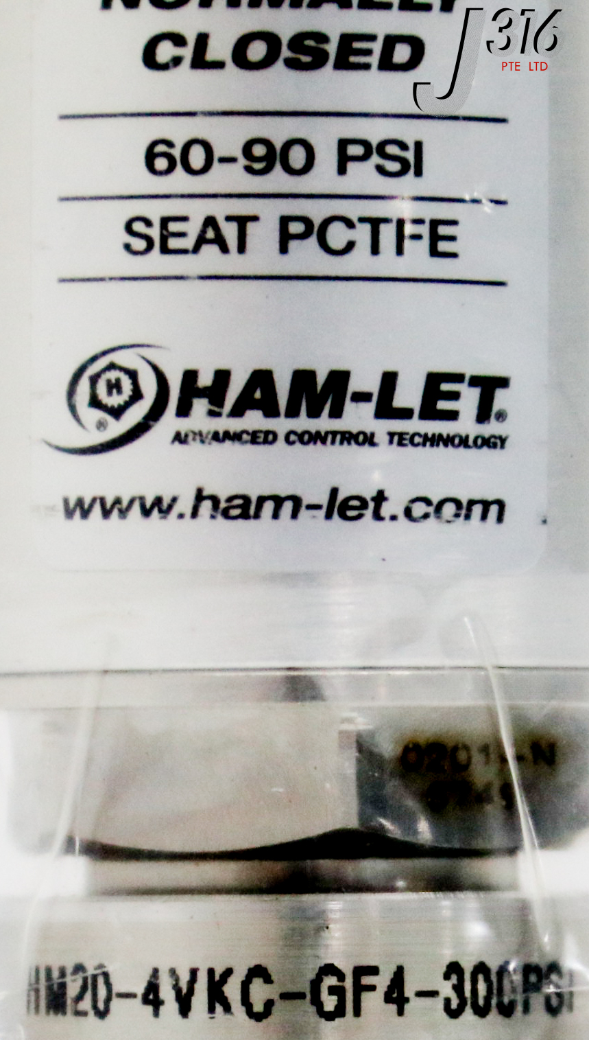 34768 HAM-LET DIAPHRAGM VALVE, 60-90 PSI, 1/8 NPT (NEW) HM20-4VKC-GF4 ...