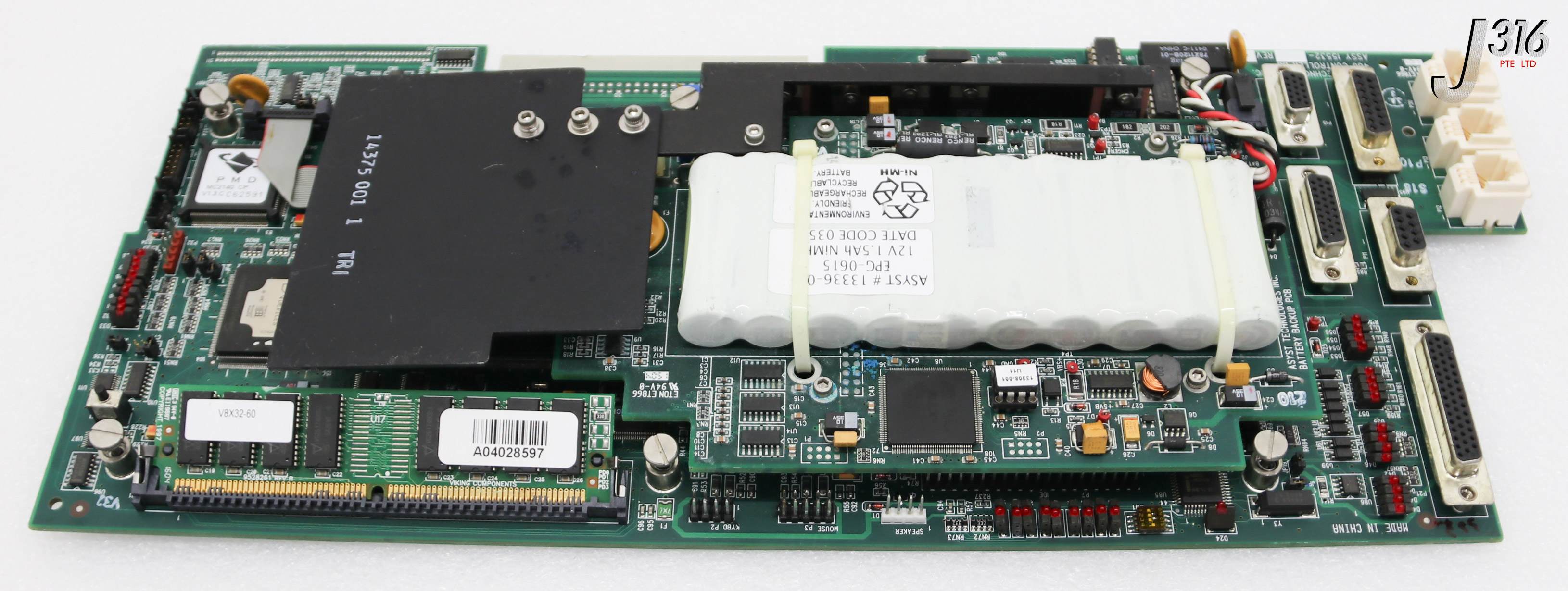 35152 ASYST PCB, 486 CONTROLLER BD W/ BATTERY BACKUP PCB 13418 15532 ...